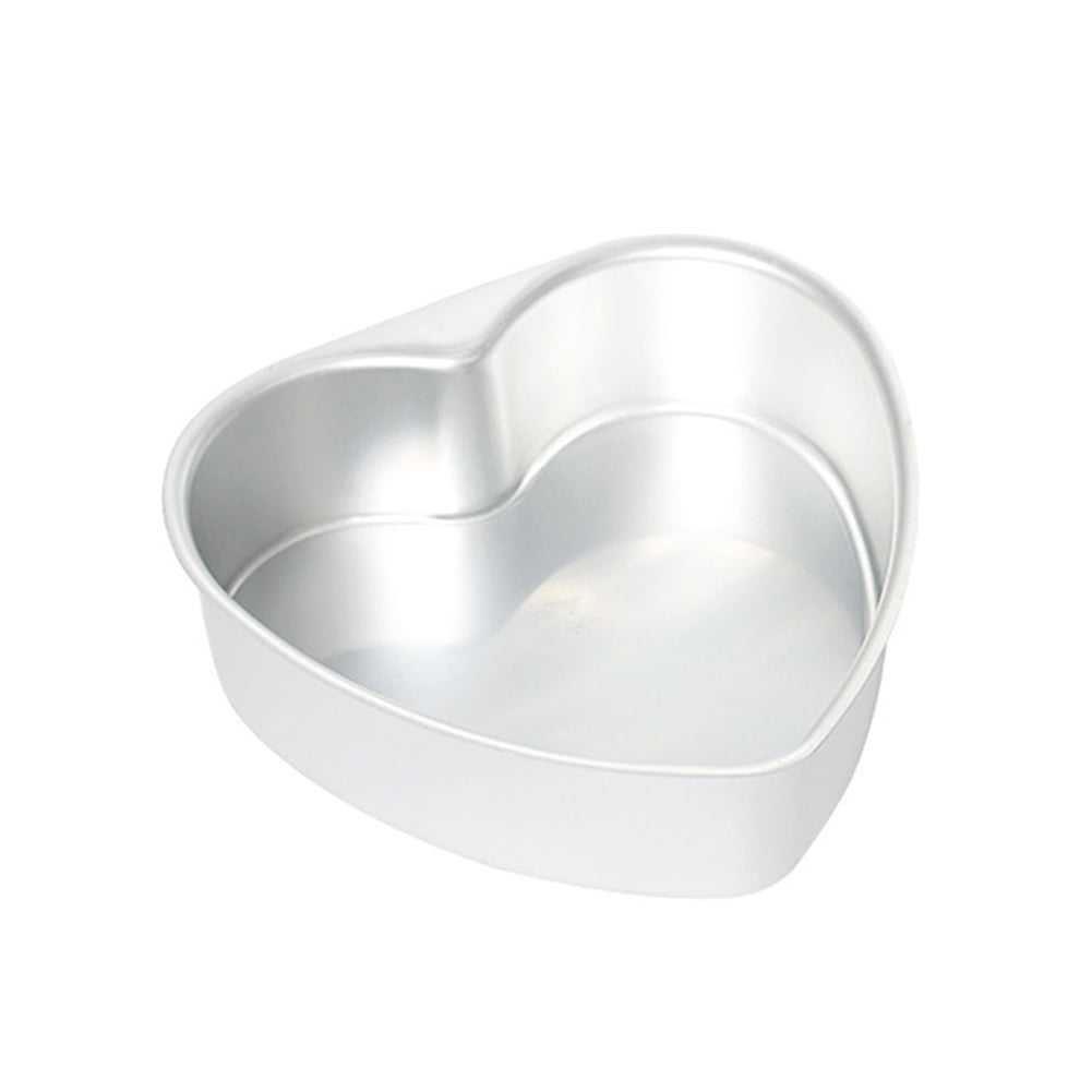 Shoreew 6/8/10 Inch Heart Shape Non-stick Removable Bottom Baking Pan ...