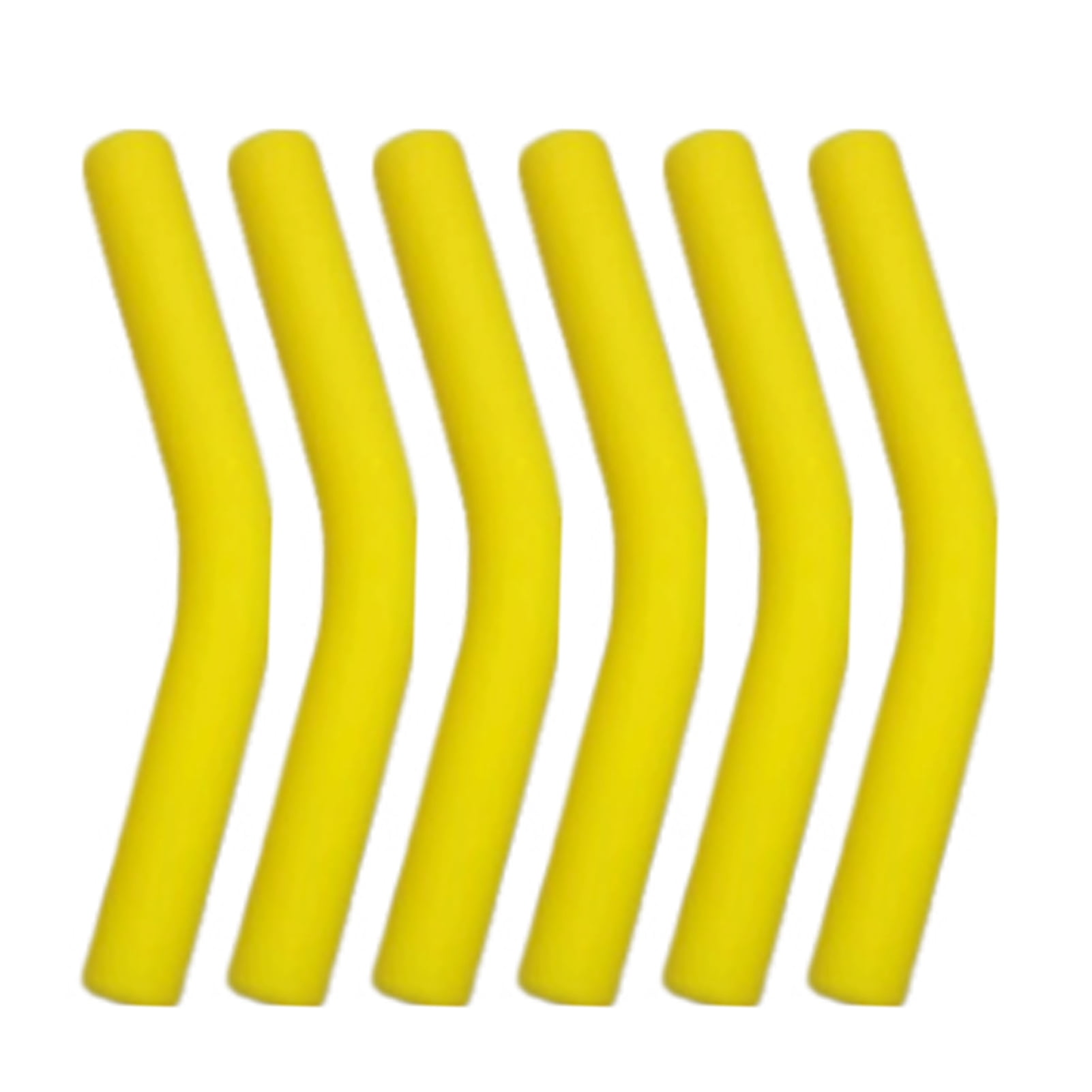 Shoreew 6Pcs Silicone Straw Tips Flexible Reusable Food Grade Straw ...