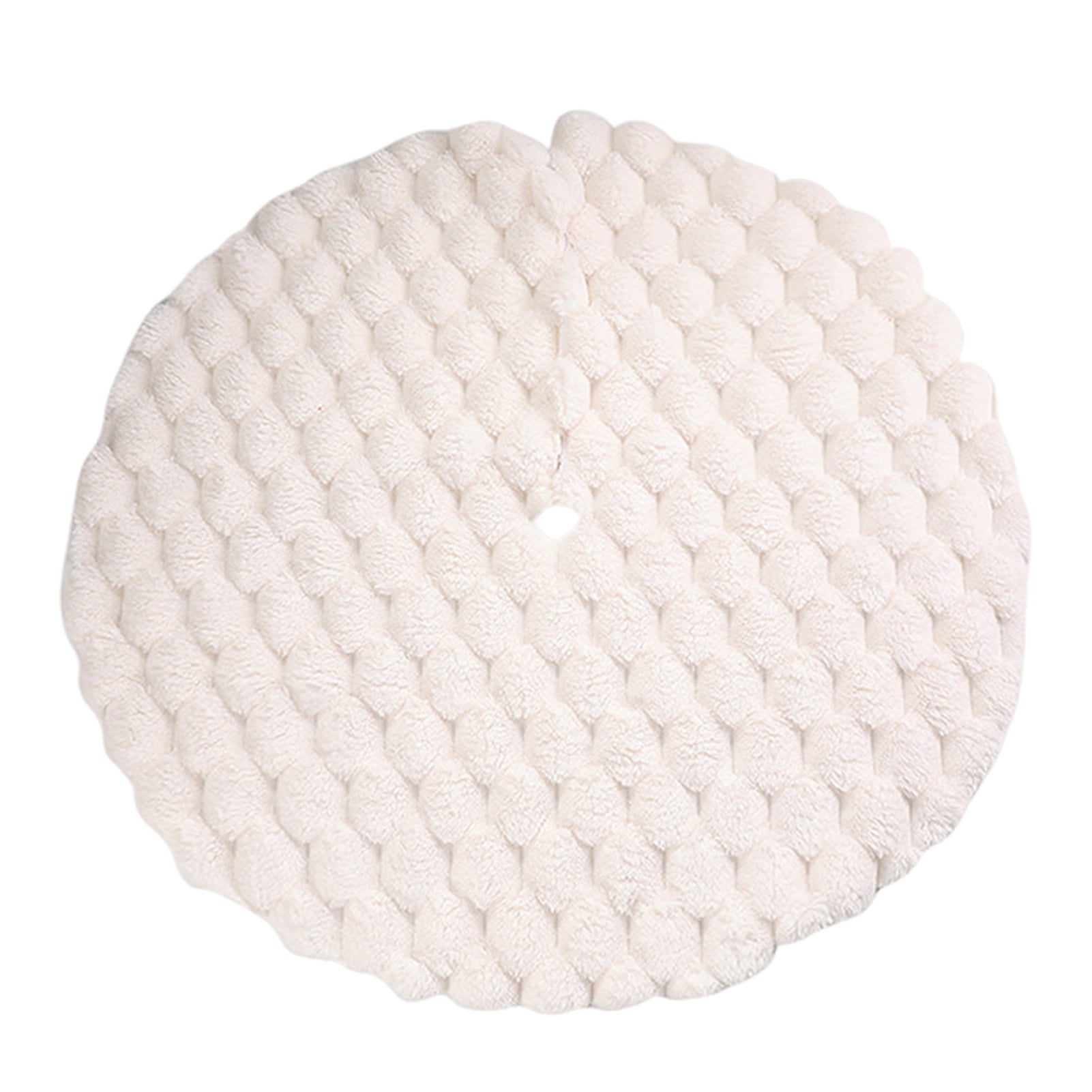Shoreew Christmas Tree Skirts Round Plush Xmas Trees Base Cover Carpet ...