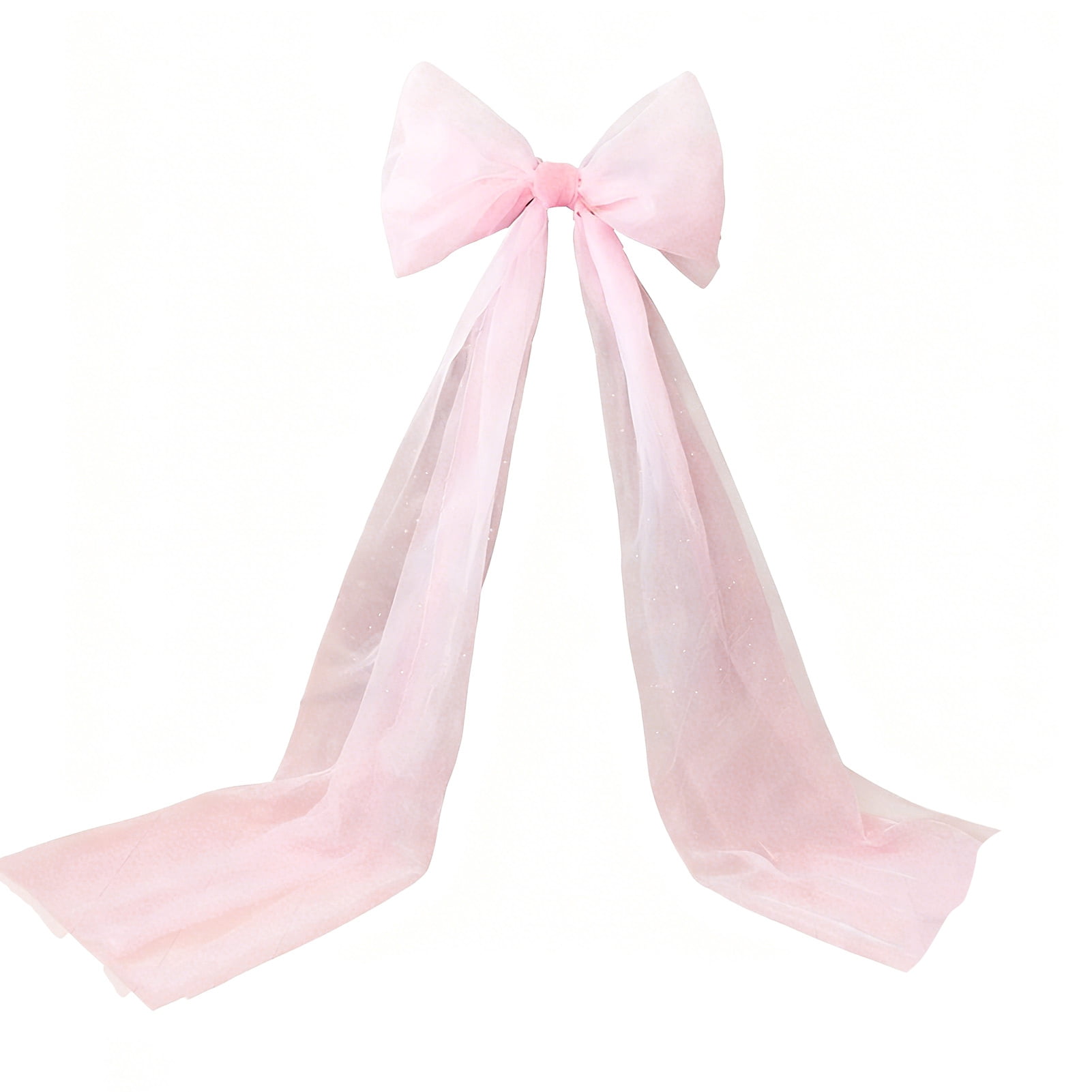 Shoreew Christmas Tree Topper Bow Extra Large Mesh Bow with Long ...