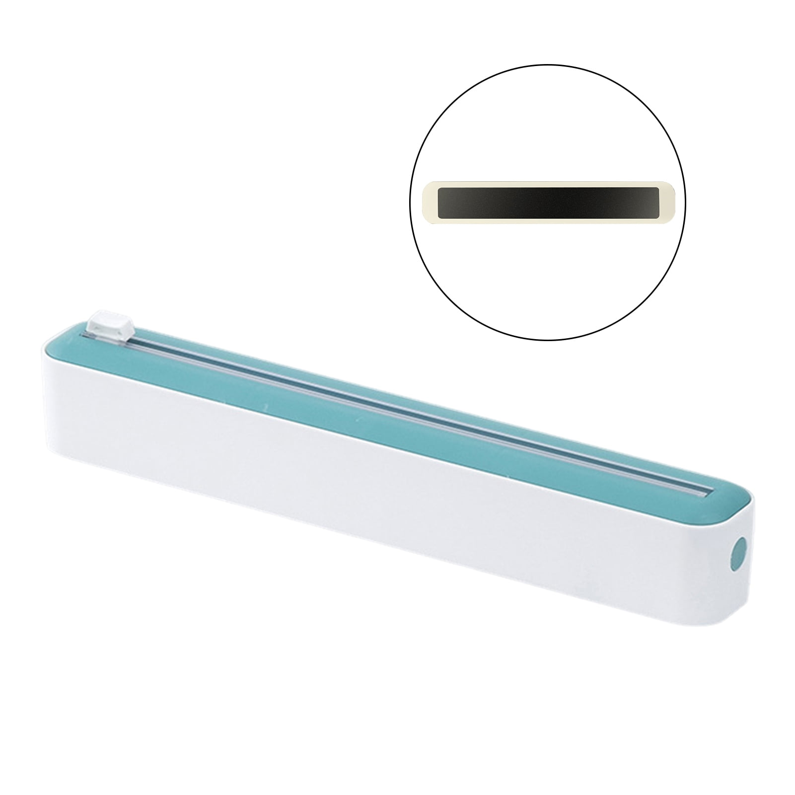 Shoreew Clingfilm Dispenser with Slider Cutter 2-in-1 Plastic Wrap Tin ...