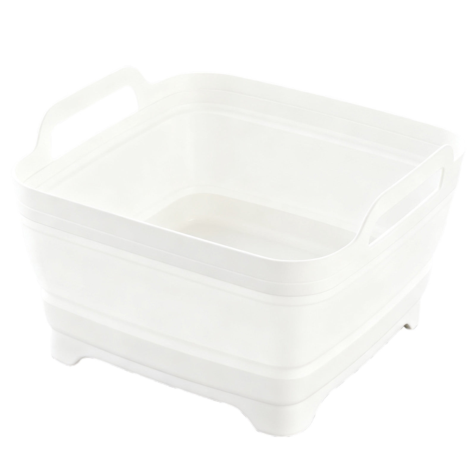 Shoreew Collapsible Dish Basin with Drain Stopper Portable Wash Basin ...