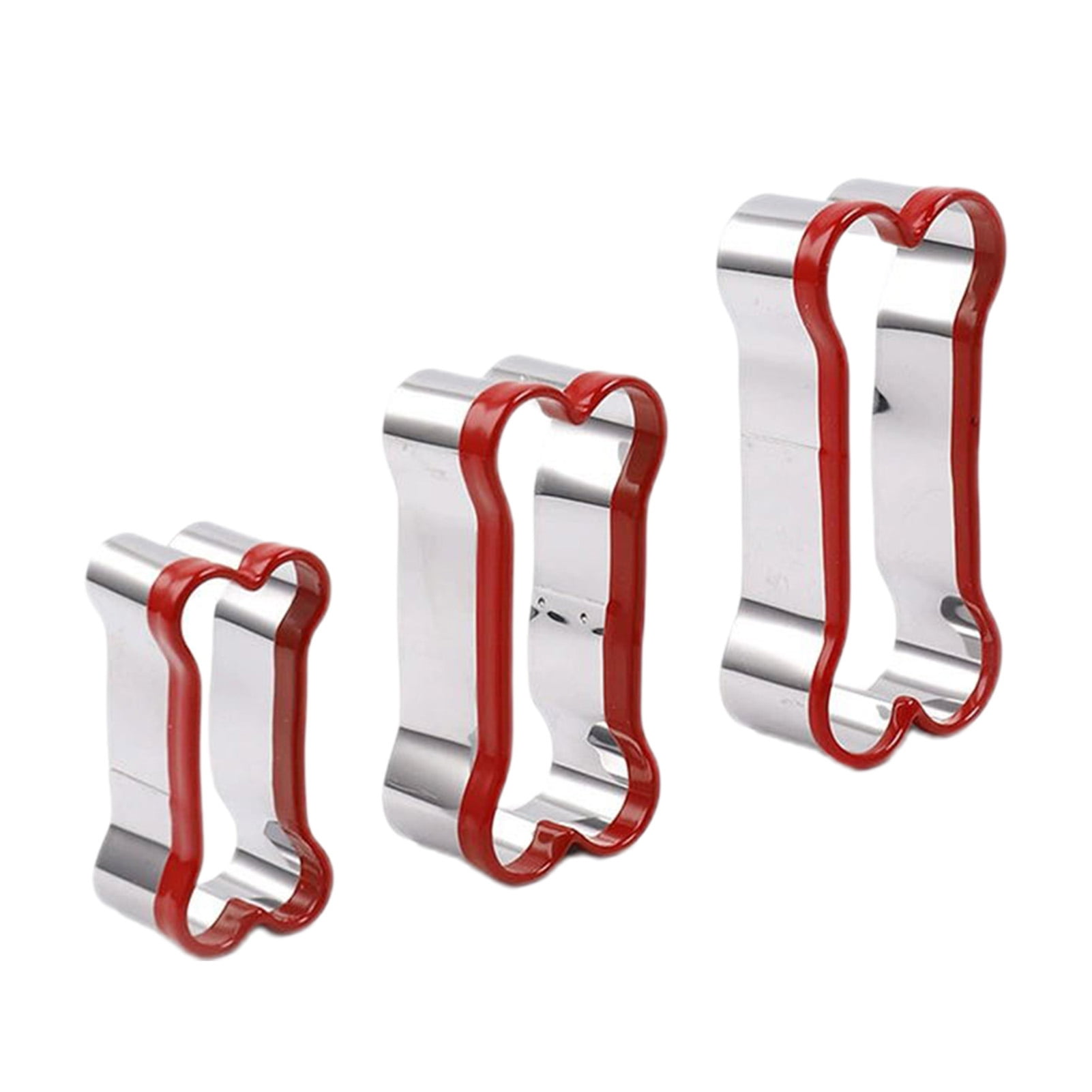 Shoreew Dog Cookie Cutter Set with PVC Top Dog Bone & Paw Print Cookie ...