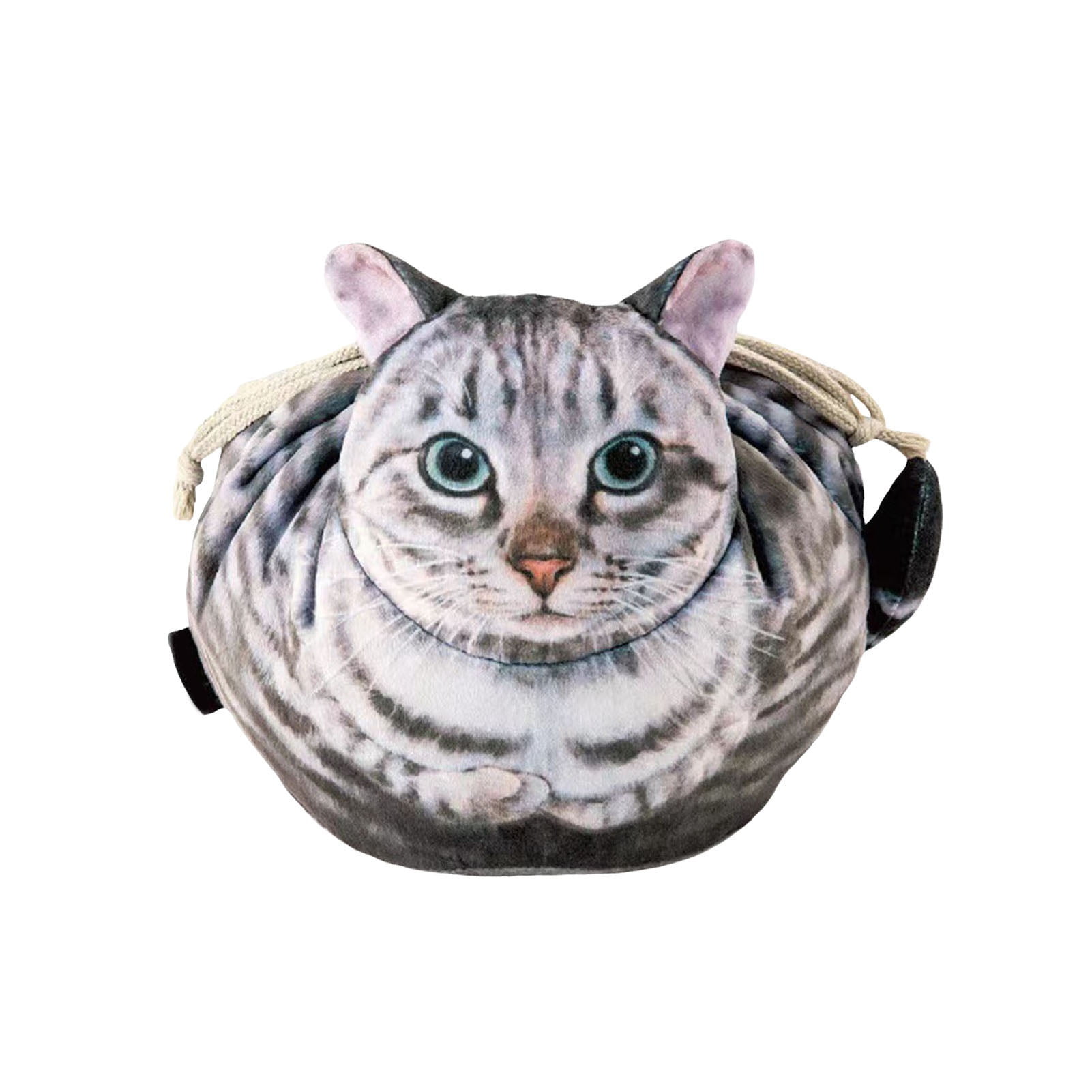 Shoreew Drawstring Storage Bag for Clothes Shoes Towels Cat Shape ...