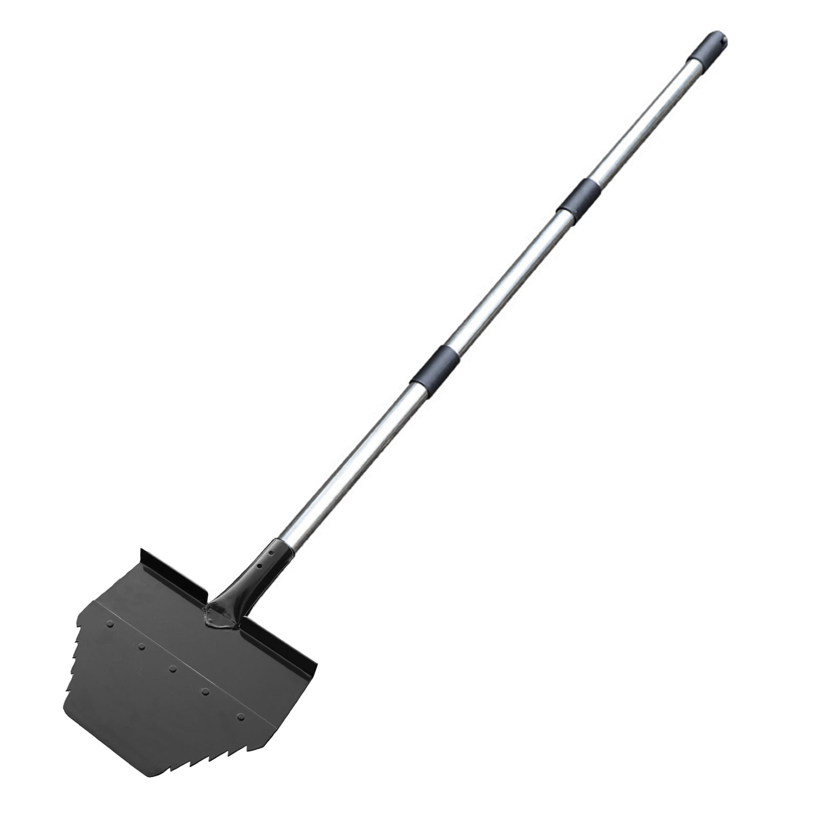 Shoreew Driveway Ice Scraper & Flat Shovel with Detachable Long Handle ...