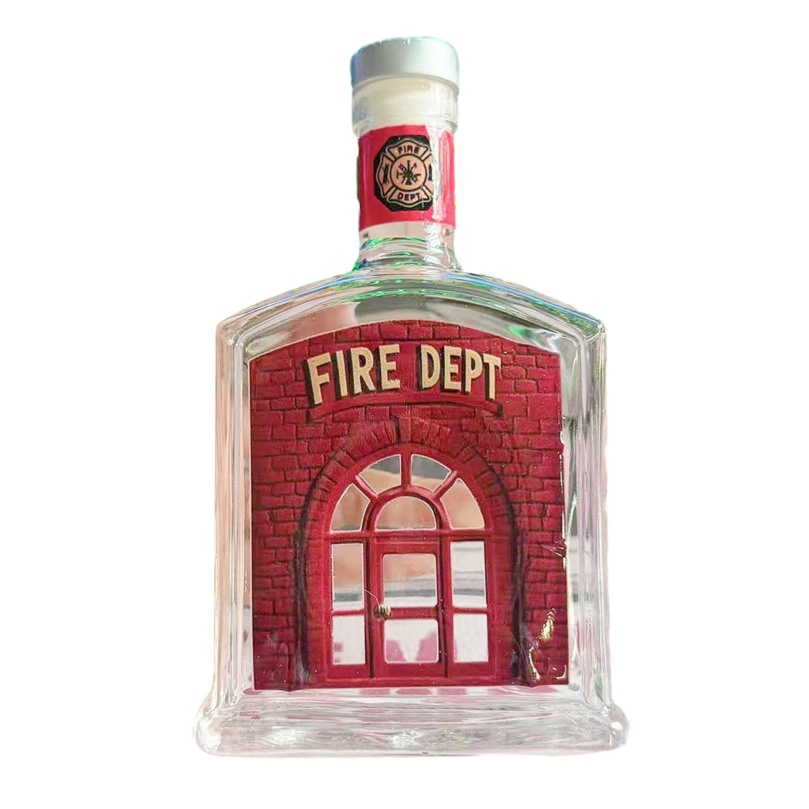 Shoreew Firefighter Whiskey Decanter Fires Truck Shape Wine Bottle ...