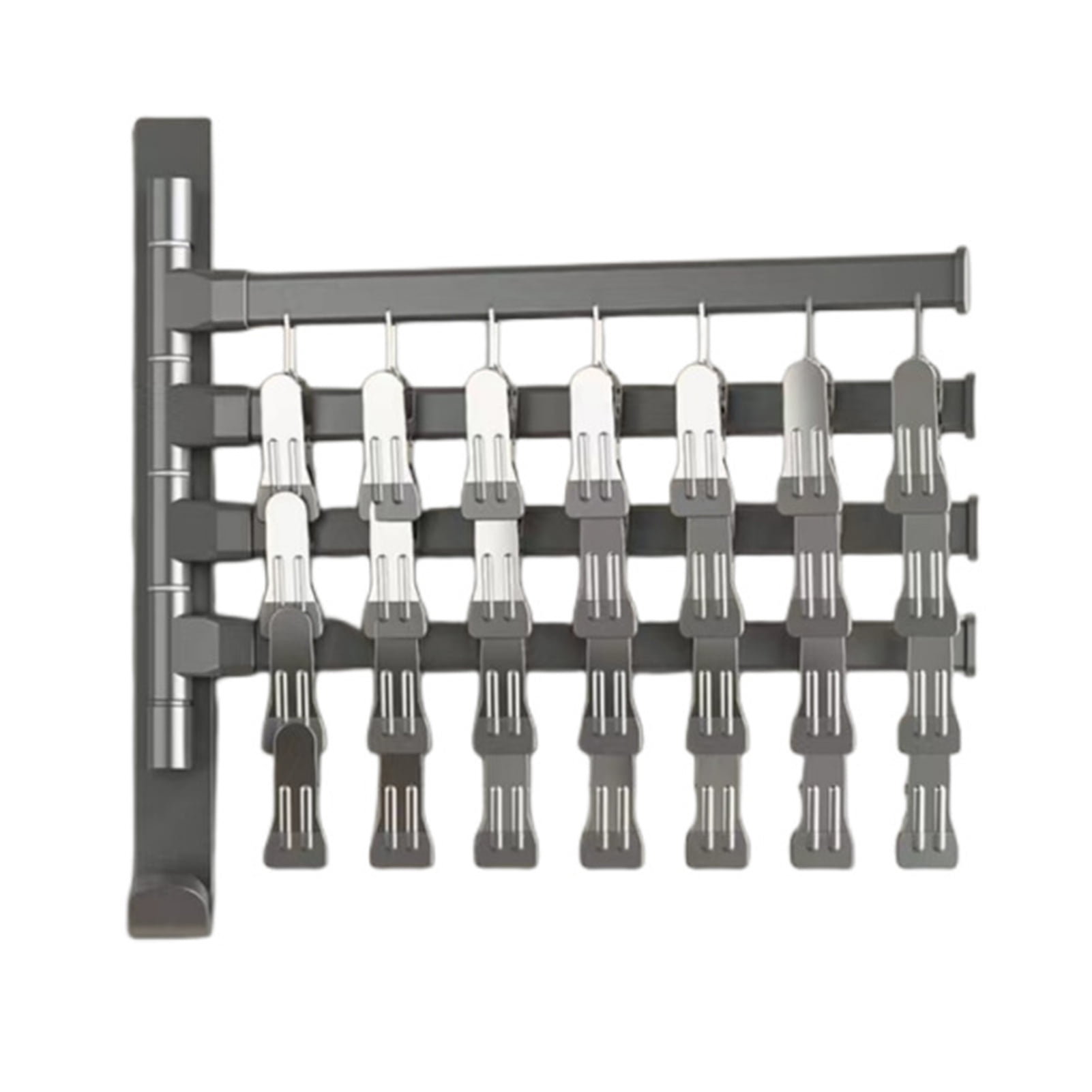 Shoreew Folding Clothes Hanger Drying Rack 180-Degree Rotatable Strong ...