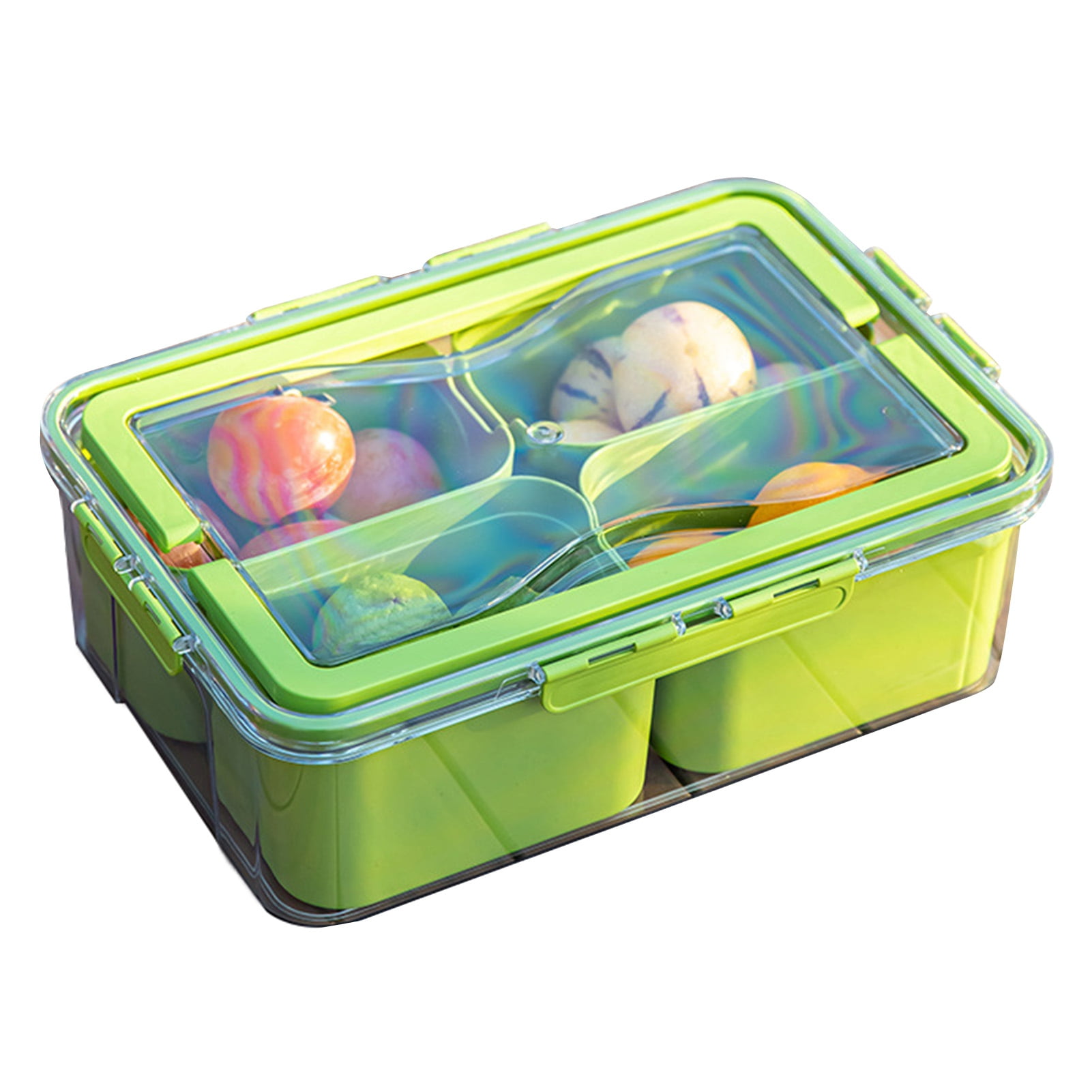 Shoreew Food Storage Box Snack Box Container with Lid Large Capacity ...