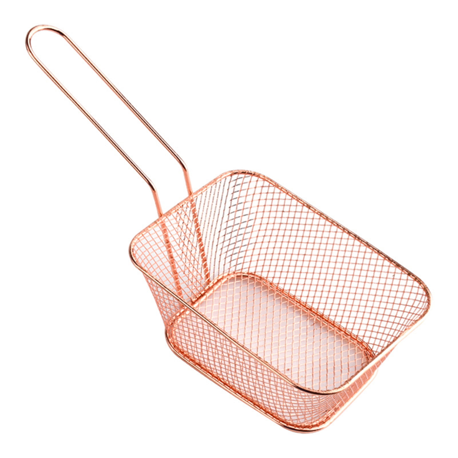 Shoreew French Fry Serving Basket Mini Chips Deep Fry Baskets Stainless ...