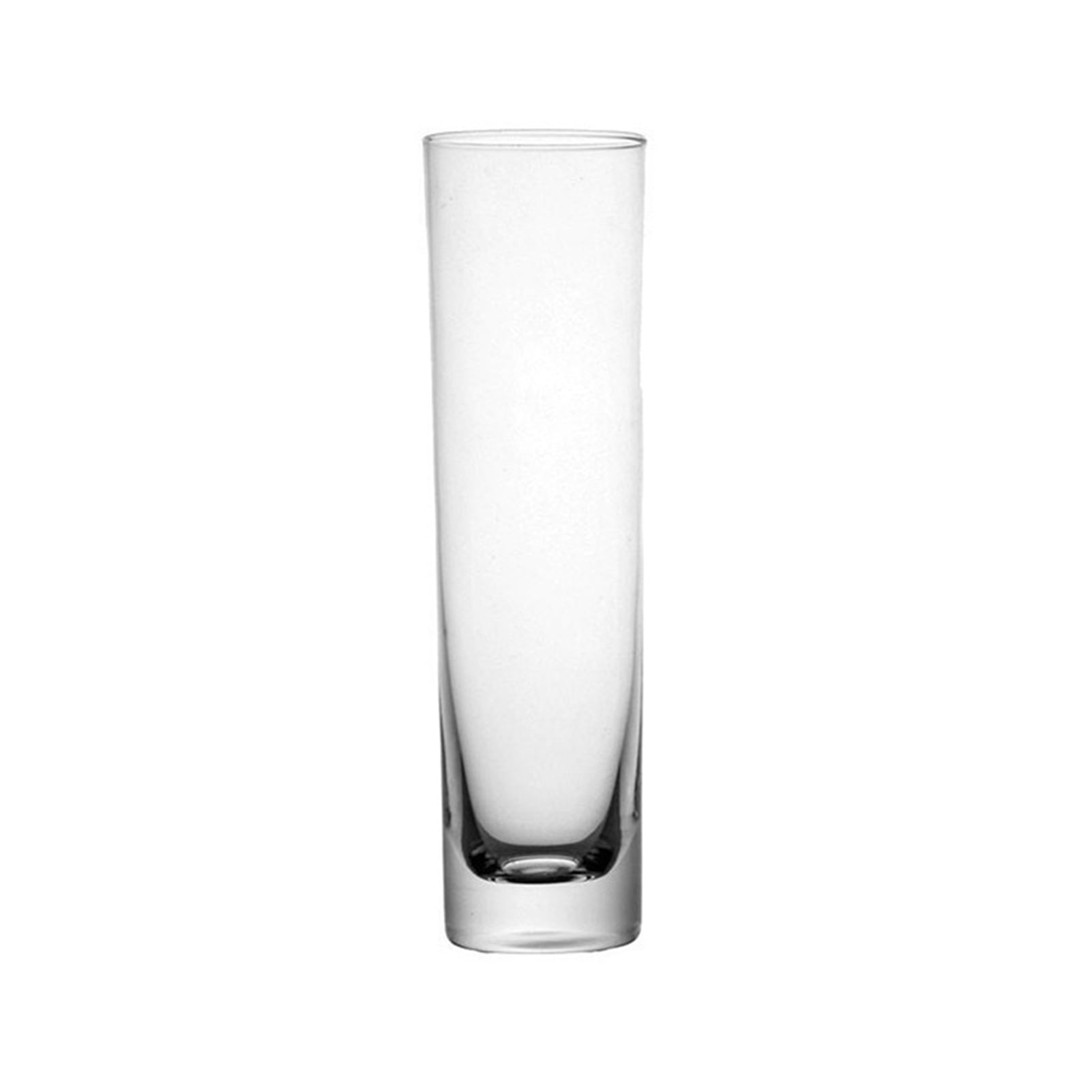 Shoreew Glass Cylinder Vase Multi-Purpose 6.8" Tall Flower Holder for Centerpieces Elegant ...