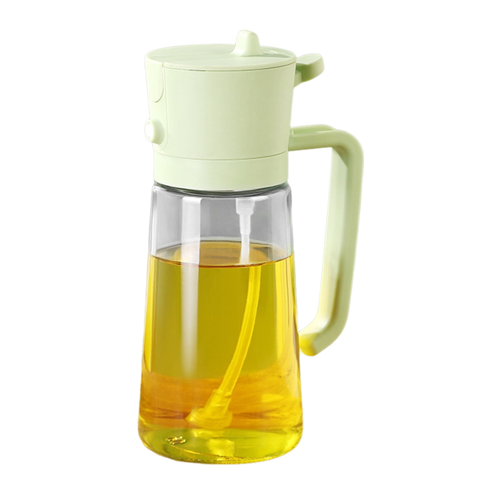 Shoreew Glass Olive Oil Sprayer Bottle 470ml 2-In-1 Oil Dispenser with ...