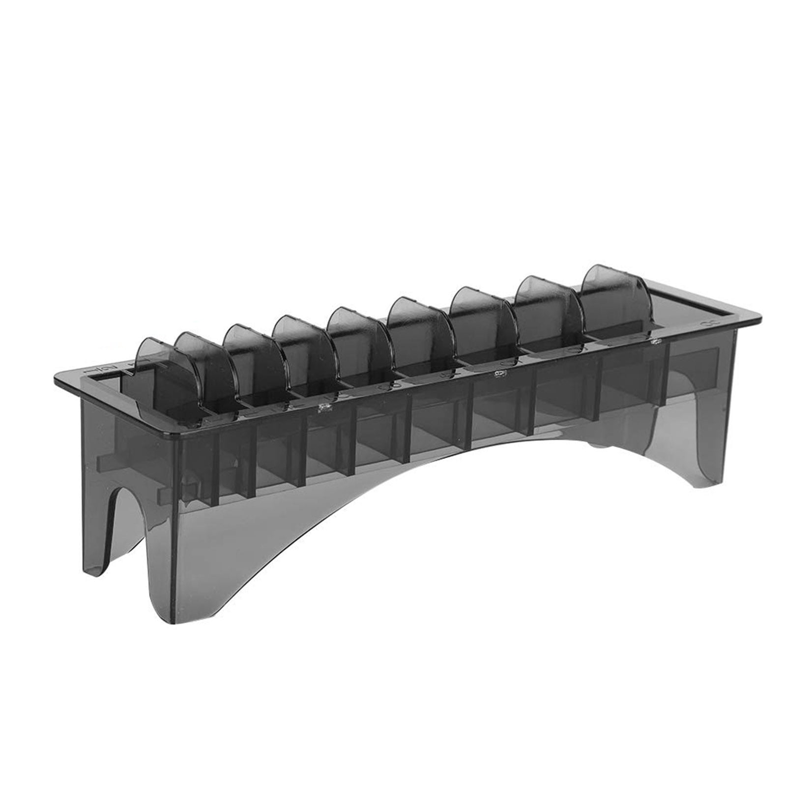 Shoreew Hair Clipper Guard Storage Box with 10 Compartments Waterproof ...