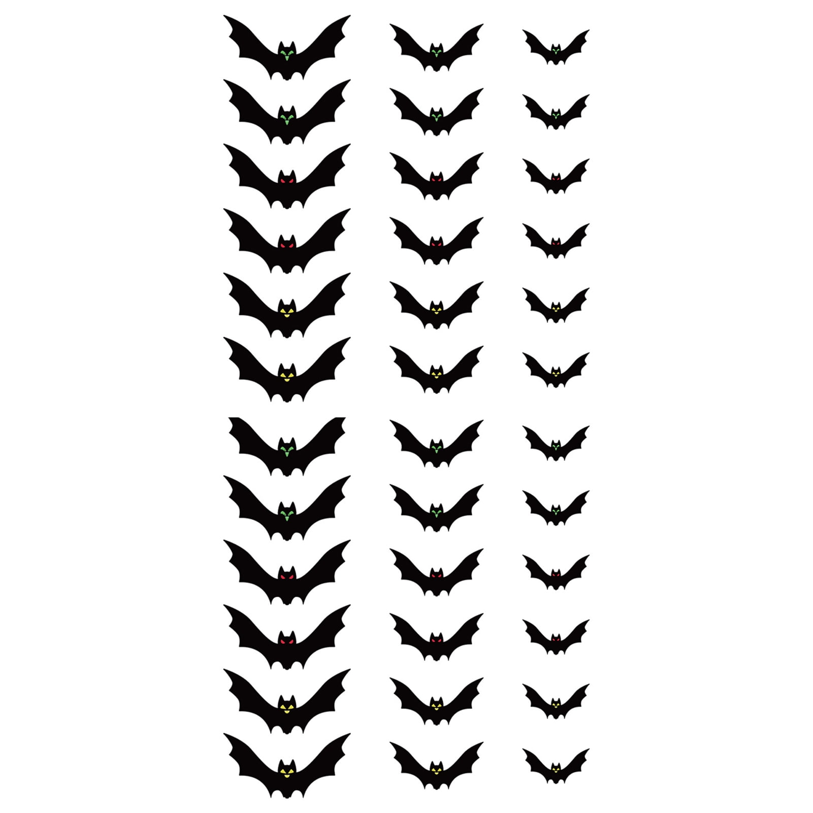 Shoreew Halloween Hanging Bats Decorations Large Flying Bats with ...