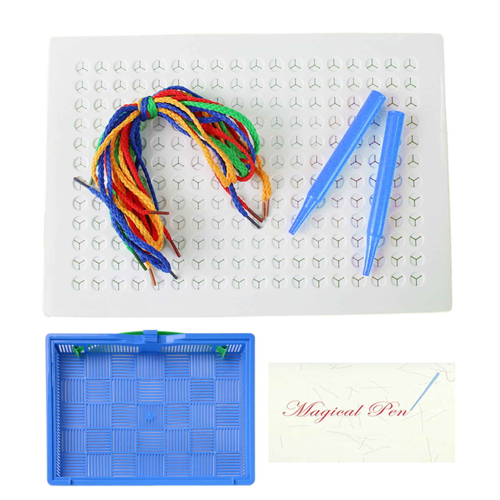 Shoreew Kids Educational Threading Board - Fine Motor Skills & Focus ...