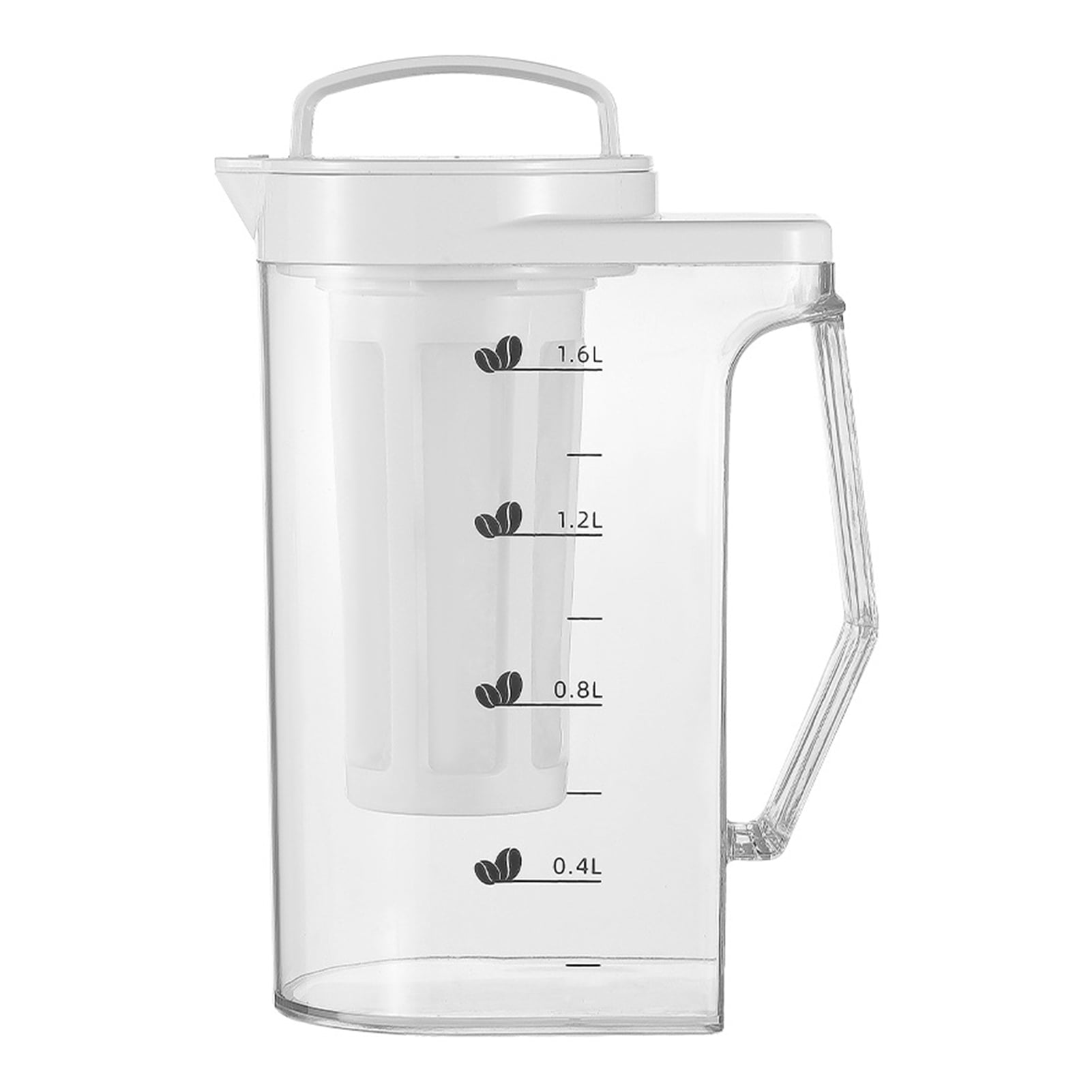 Shoreew Large Water Pitcher with Scale 1.6L/2.2L Plastic Pitcher for ...