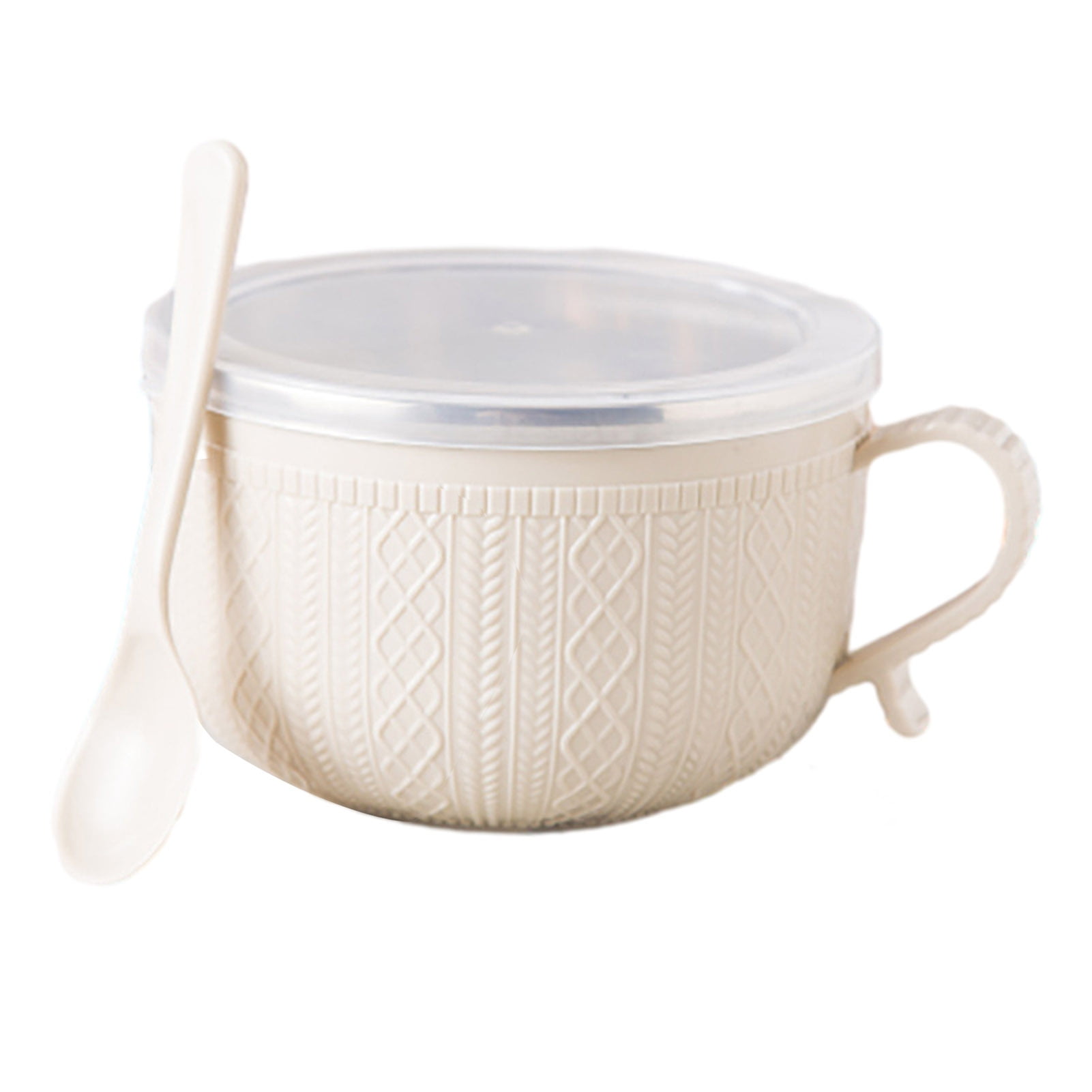 Shoreew Microwave Ramen Bowl with Handles Stainless Steel Lunch Box ...