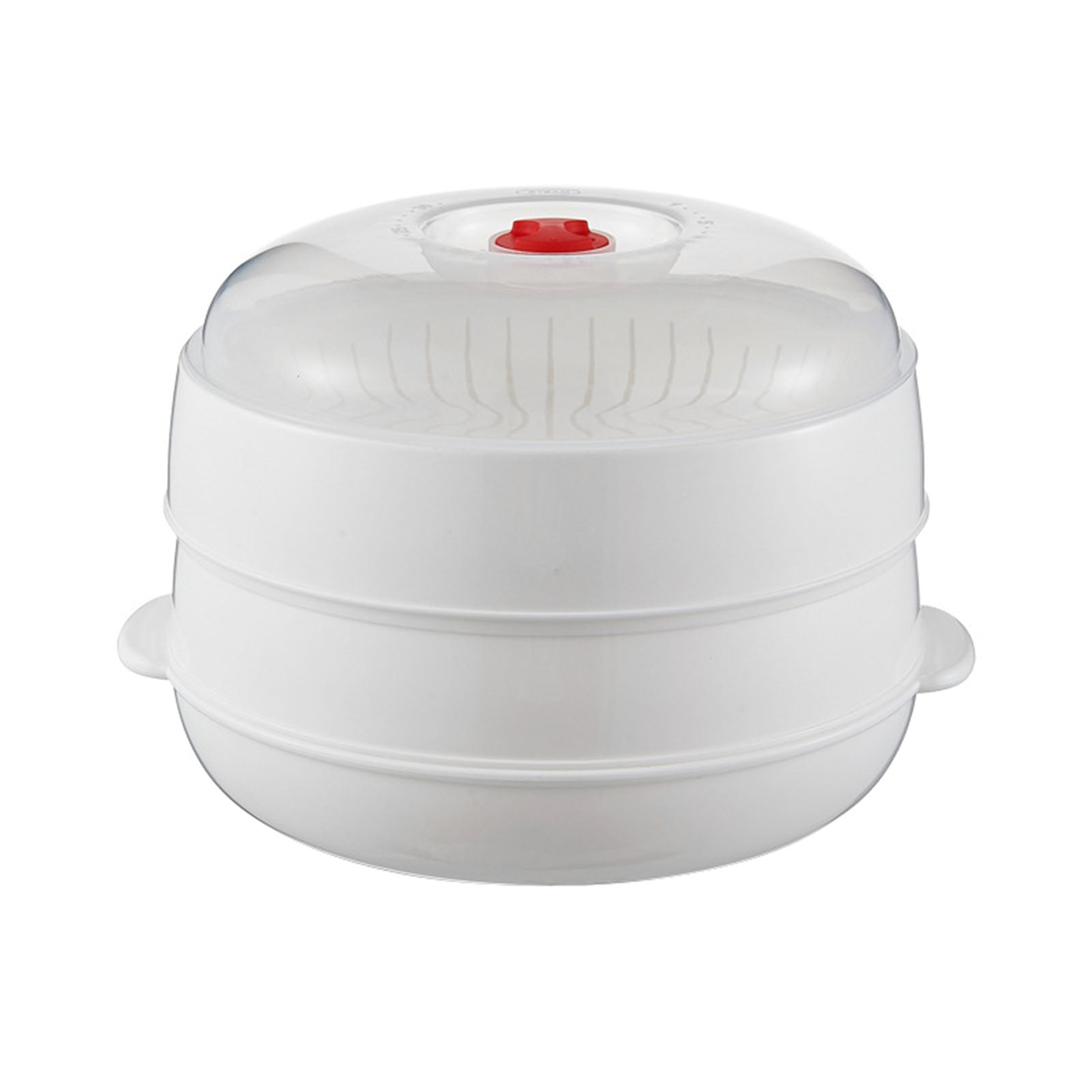 Shoreew Microwave Vegetable Steamer Food Grade Transparent Plastic ...