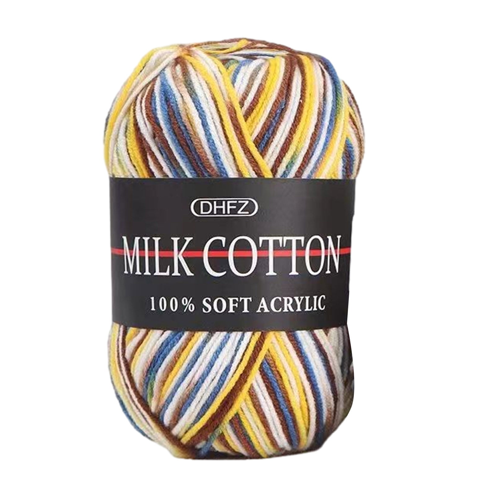 Shoreew Multi Color Yarn Skein 7.7 Yards Acrylic Fiber Yarn Colorful ...