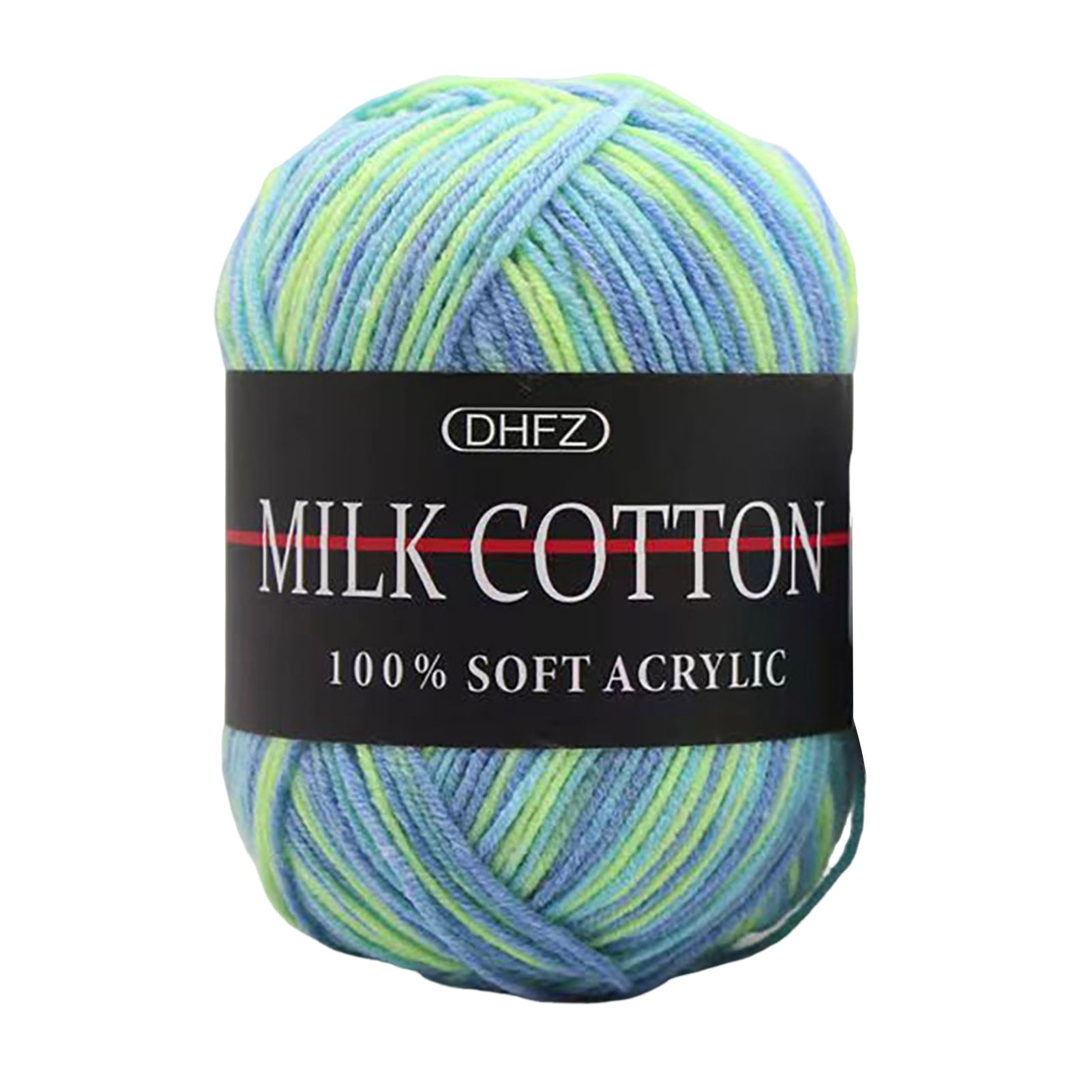 Shoreew Multi Color Yarn Skein 7.7 Yards Acrylic Fiber Yarn Colorful ...