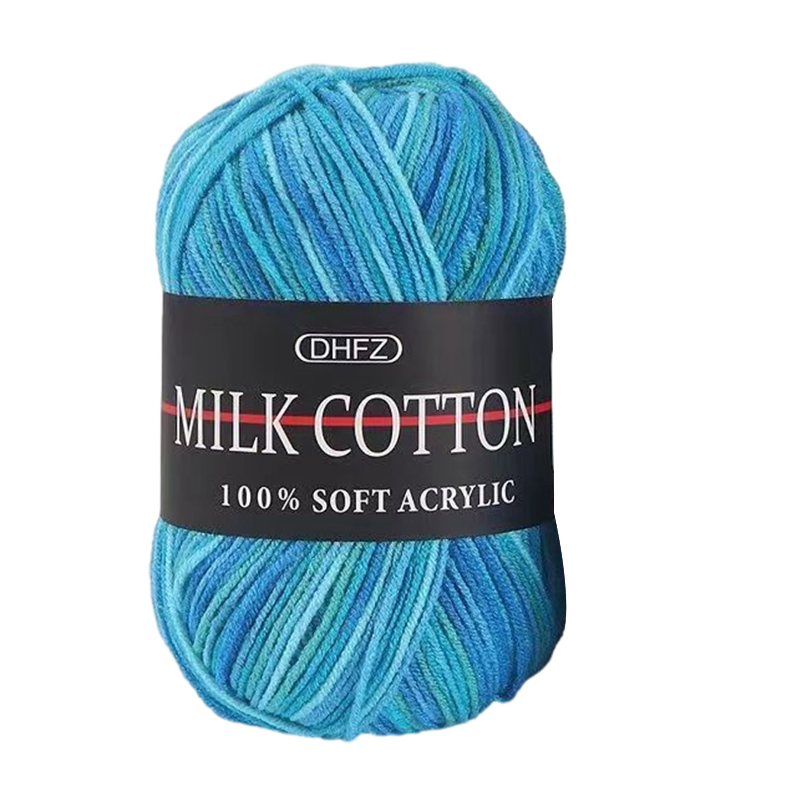 Shoreew Multi Color Yarn Skein 7.7 Yards Acrylic Fiber Yarn Colorful ...