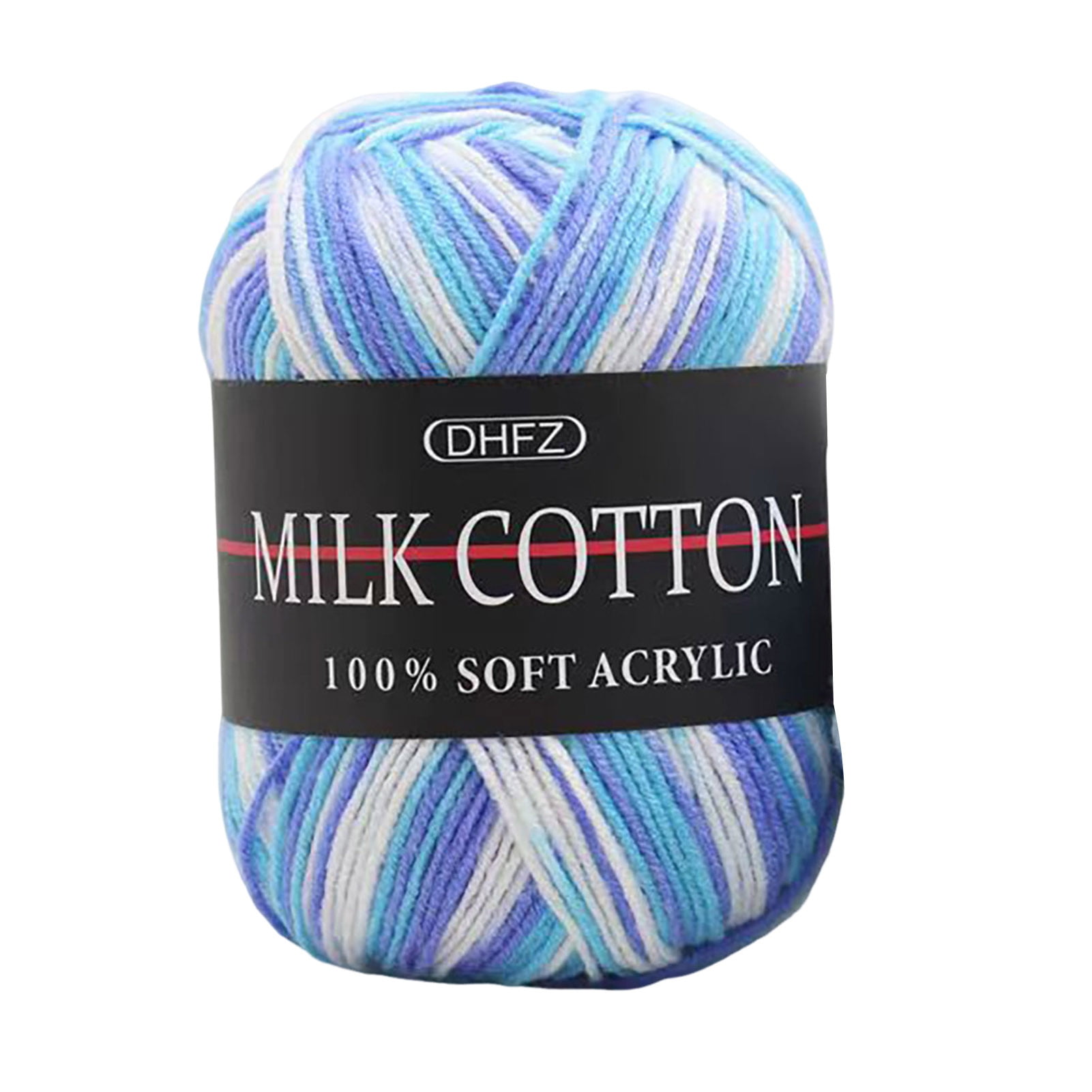 Shoreew Multi Color Yarn Skein 7.7 Yards Acrylic Fiber Yarn Colorful ...