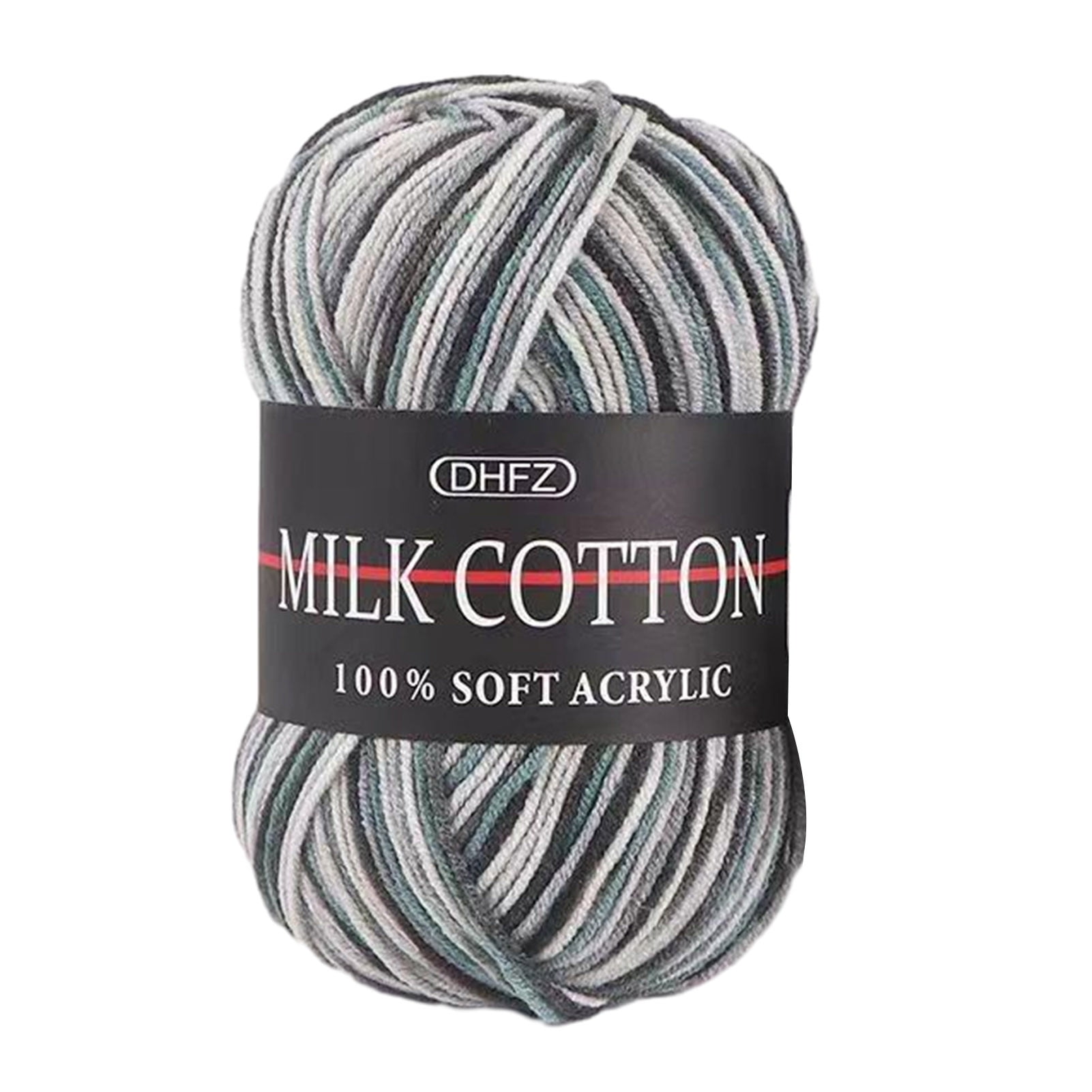 Shoreew Multi Color Yarn Skein 7.7 Yards Acrylic Fiber Yarn Colorful ...
