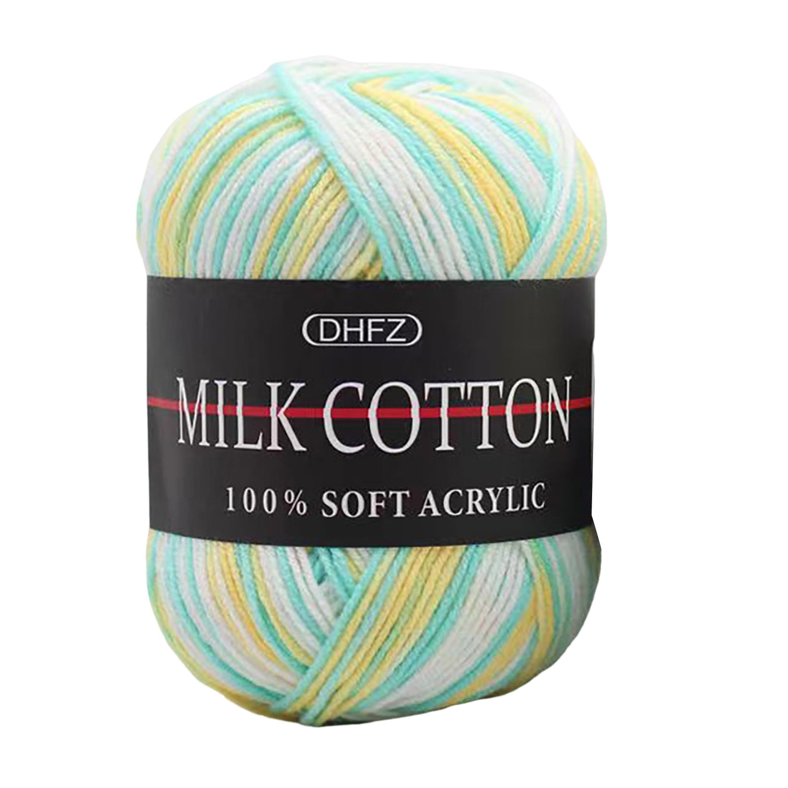 Shoreew Multi Color Yarn Skein 7.7 Yards Acrylic Fiber Yarn Colorful ...