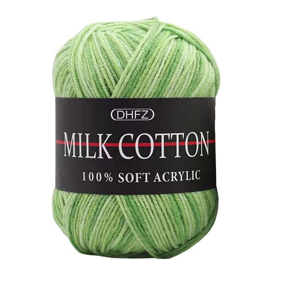 Shoreew Multi Color Yarn Skein 7.7 Yards Acrylic Fiber Yarn Colorful ...