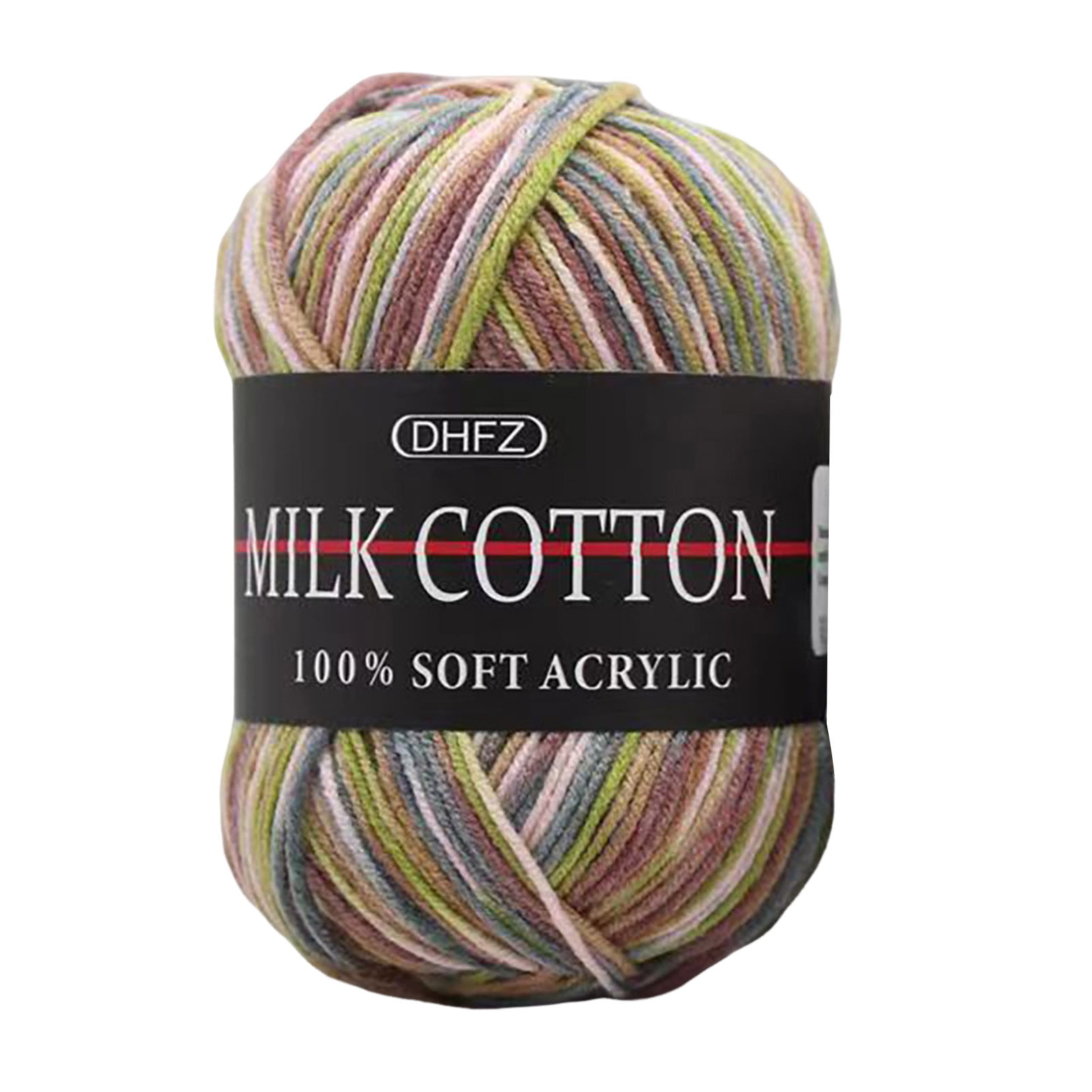 Shoreew Multi Color Yarn Skein 7.7 Yards Acrylic Fiber Yarn Colorful ...
