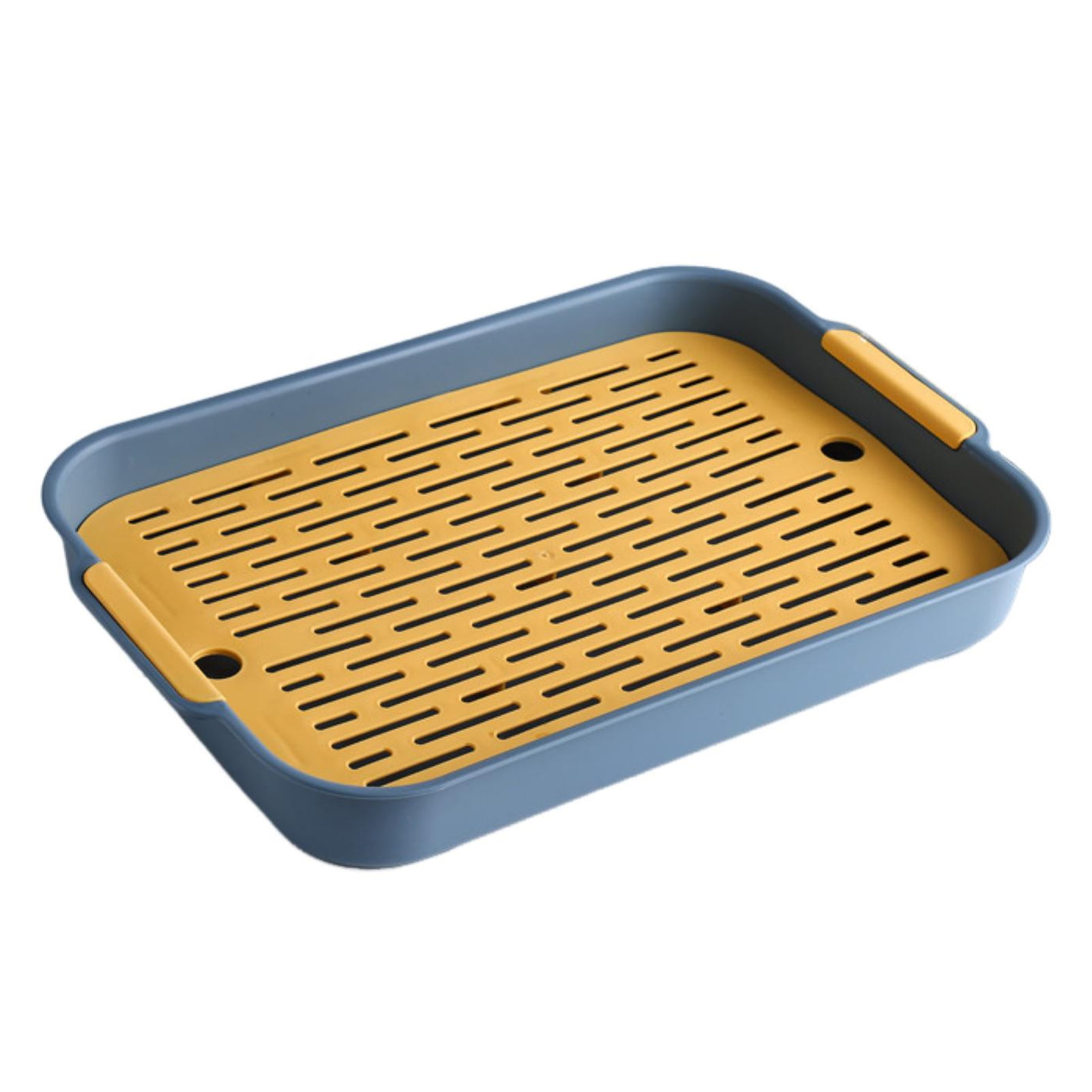 Shoreew Multi-Purpose Drainage Tray Double-Layer Plastic Drying Rack ...