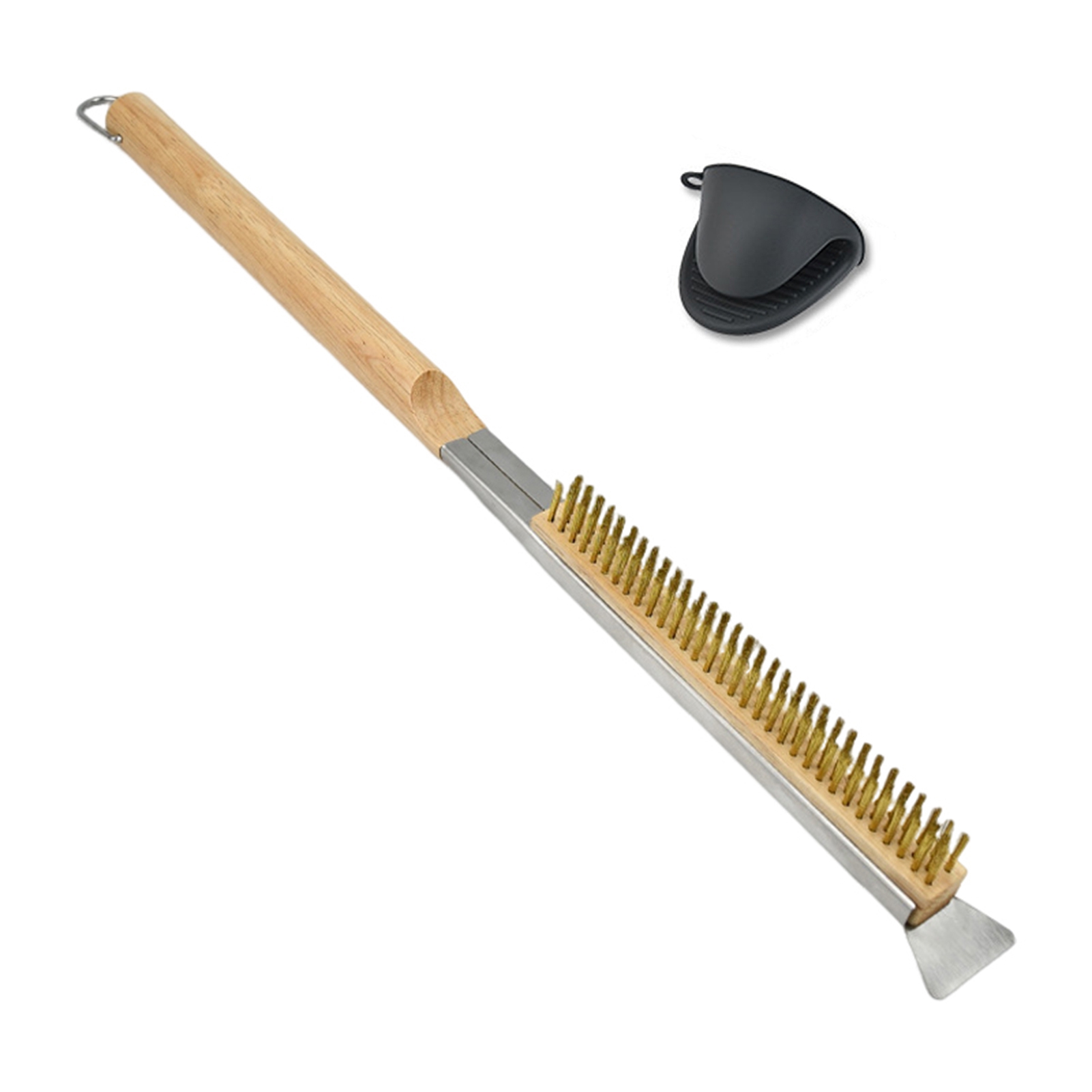 Shoreew Pizza Oven Brush 53.5cm Long Professional Pizza Oven Cleaner ...