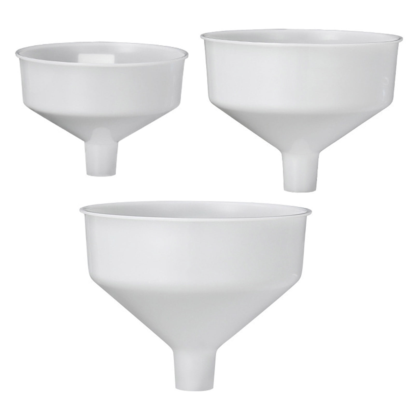 Shoreew Plastic Funnel Set Food-Grade Large Mouth Liquid Transfer ...