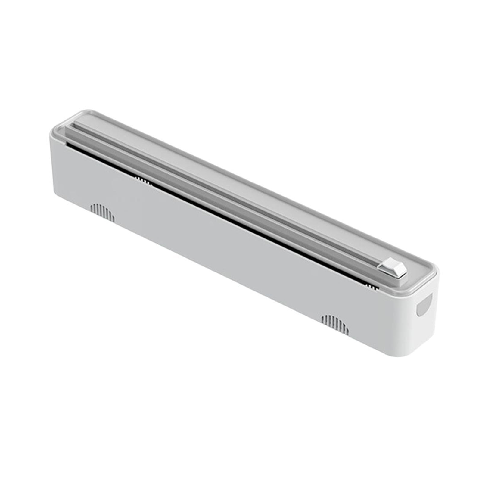 Shoreew Plastic Wrap Cutter Magnetic Wall-Mounted Dispenser Two-Way ...