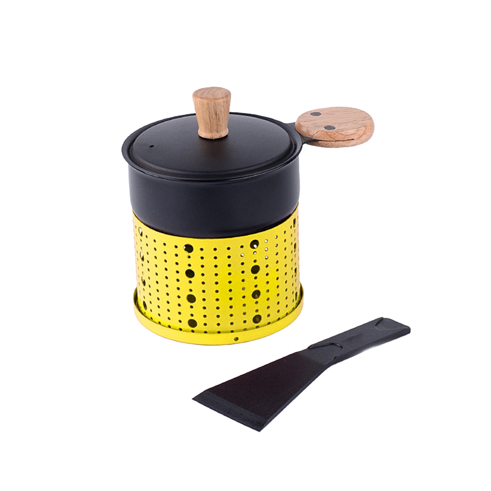 Shoreew Portable Cheese Oven with Candle Holder Spatula Space-Saving ...