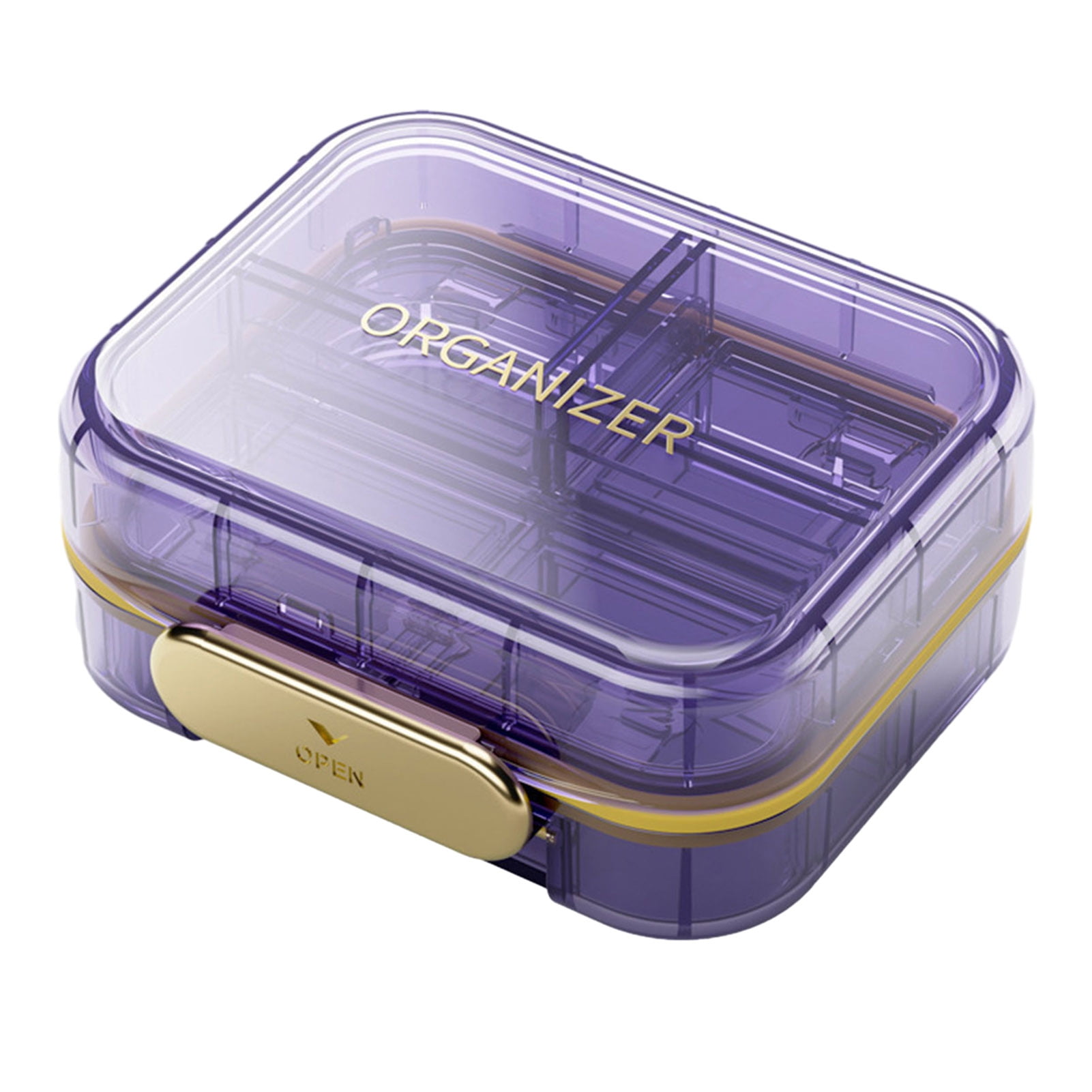 Shoreew Portable Pill Box Moisture Dust Proof Secure Closure Eco ...