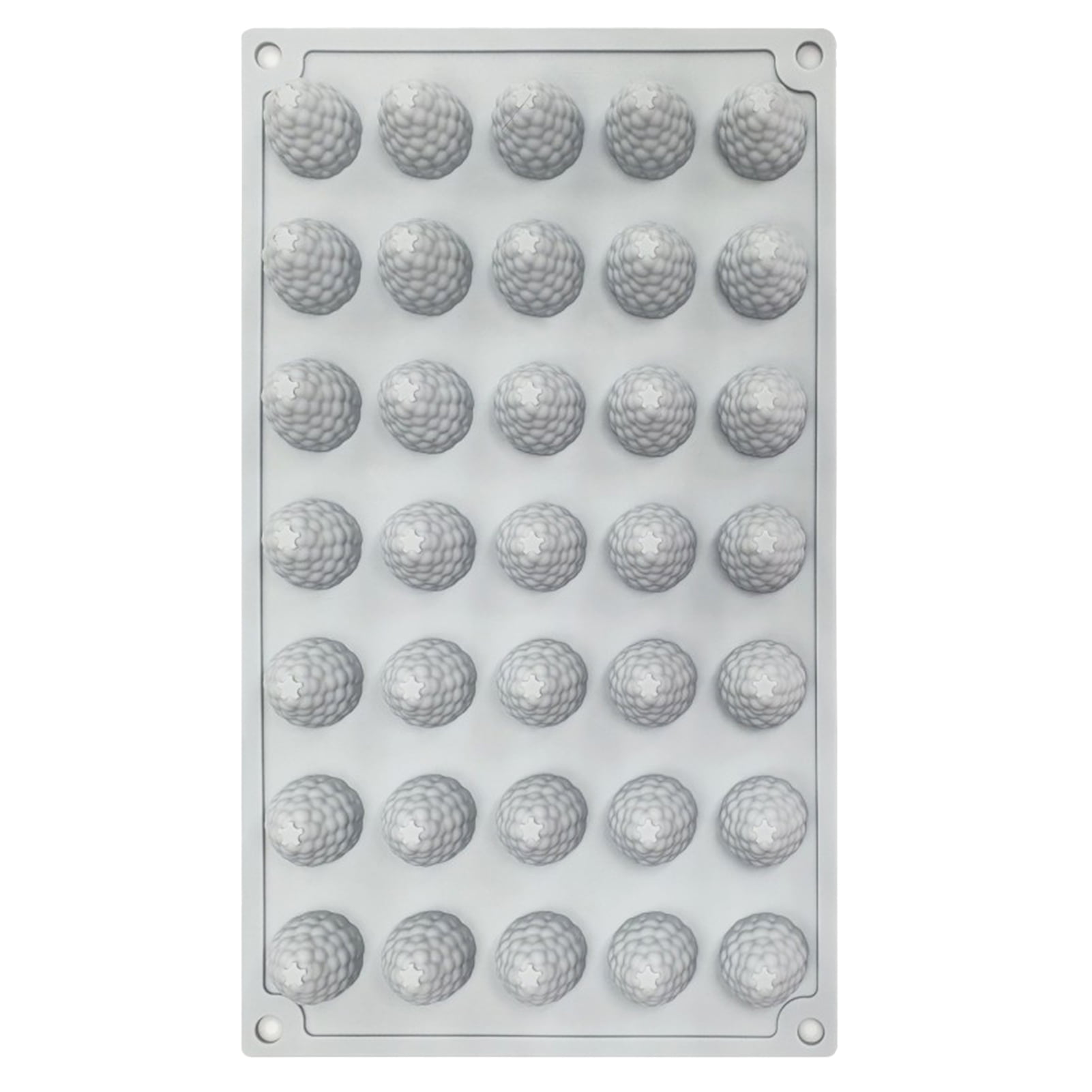Shoreew Raspberry Silicone Mold 35 Cavities Non-stick Food Grade Easy ...