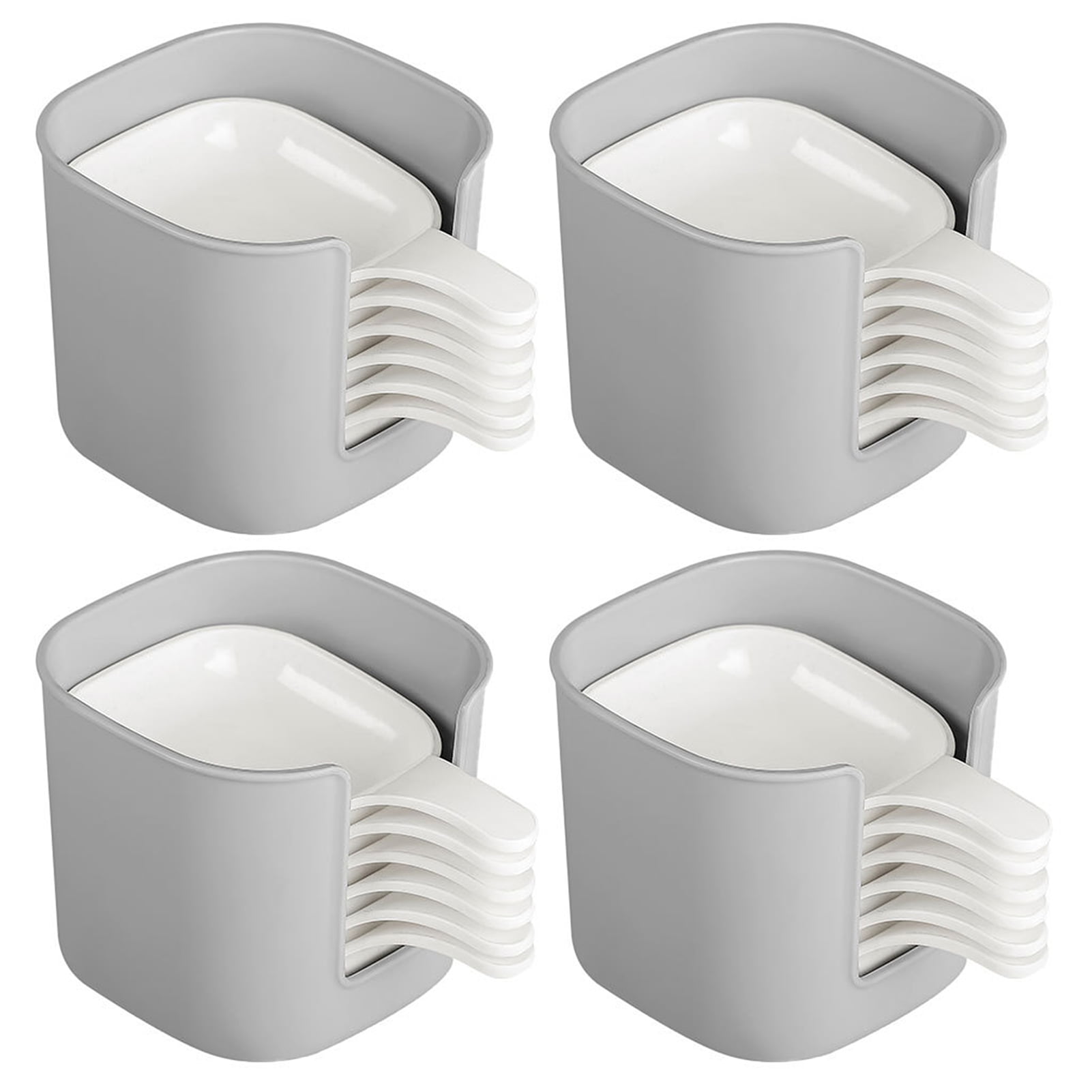 Shoreew Sauce Dish Set Stackable Dipping Trays with Storage Box Mini ...