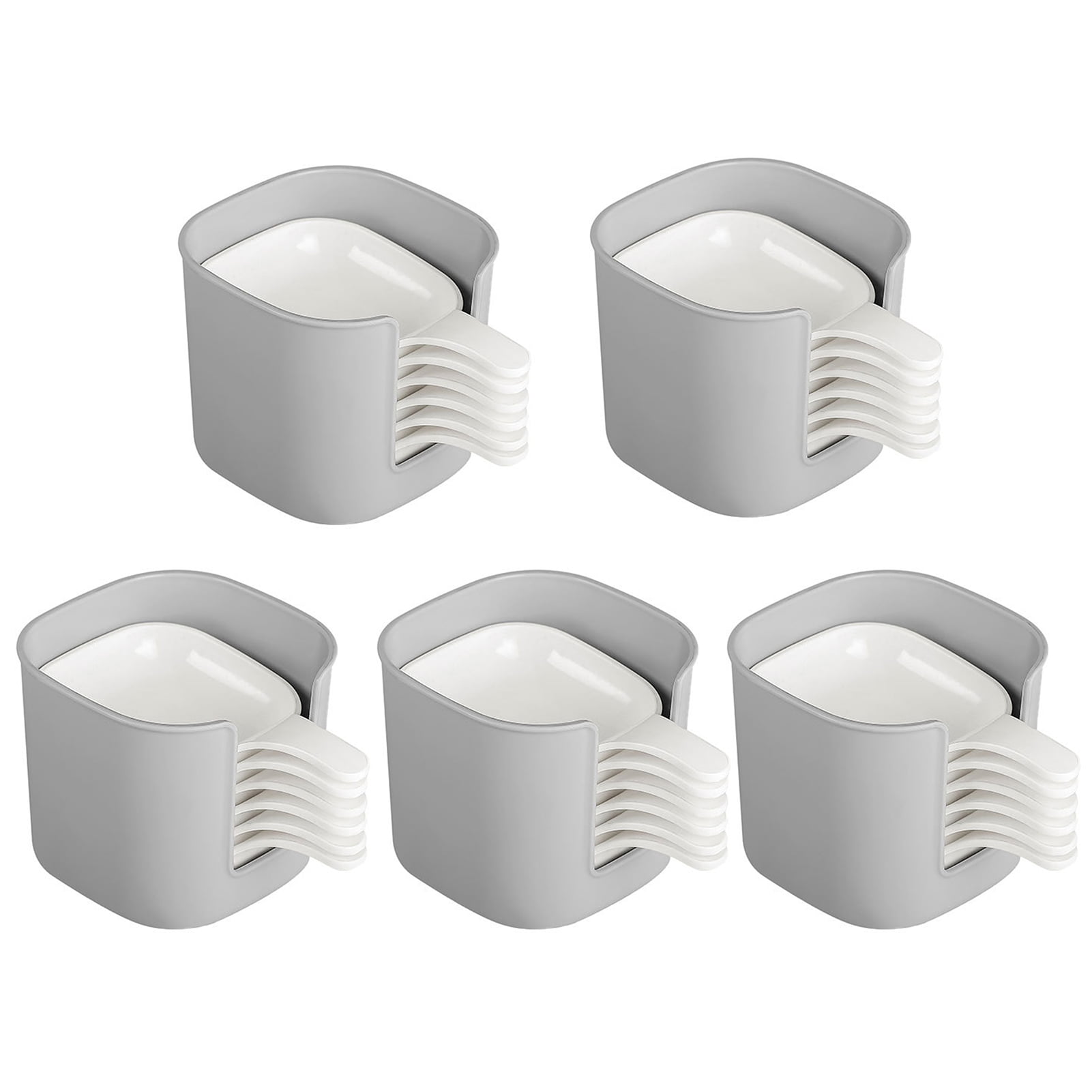 Shoreew Sauce Dish Set Stackable Dipping Trays with Storage Box Mini ...