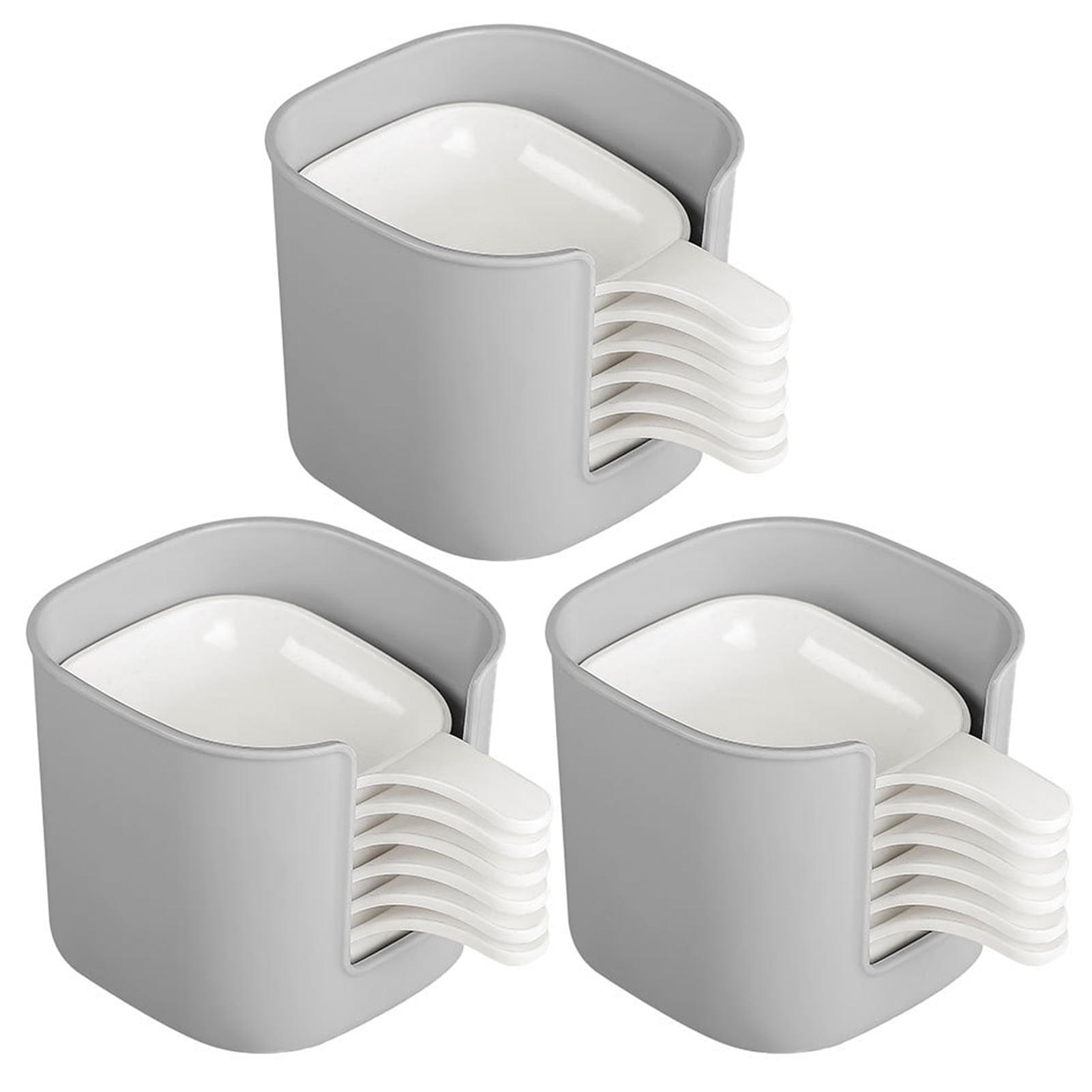 Shoreew Sauce Dish Set Stackable Dipping Trays with Storage Box Mini ...
