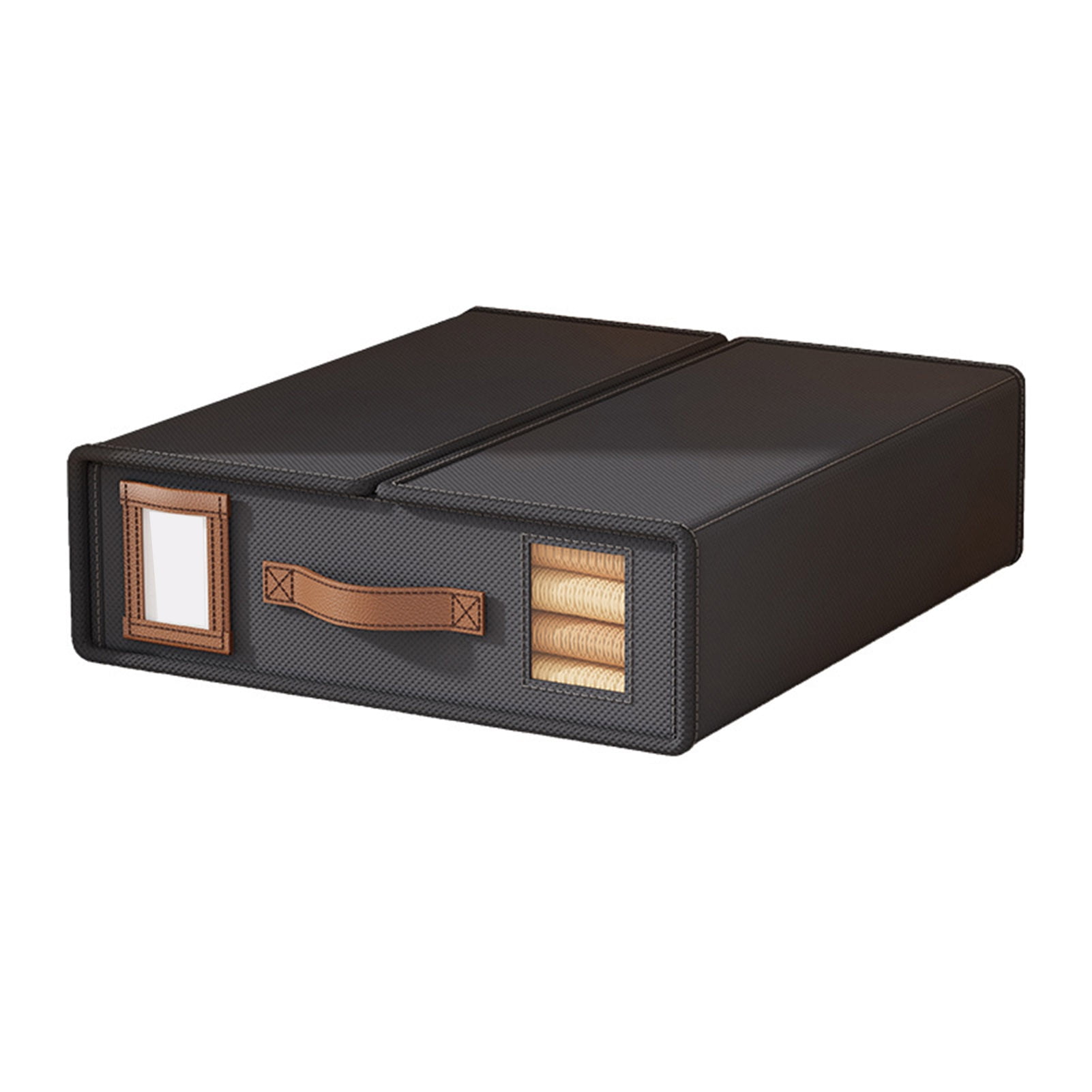 Shoreew Sheet Organizer Storage Box with Clear Window Fastener Tape ...