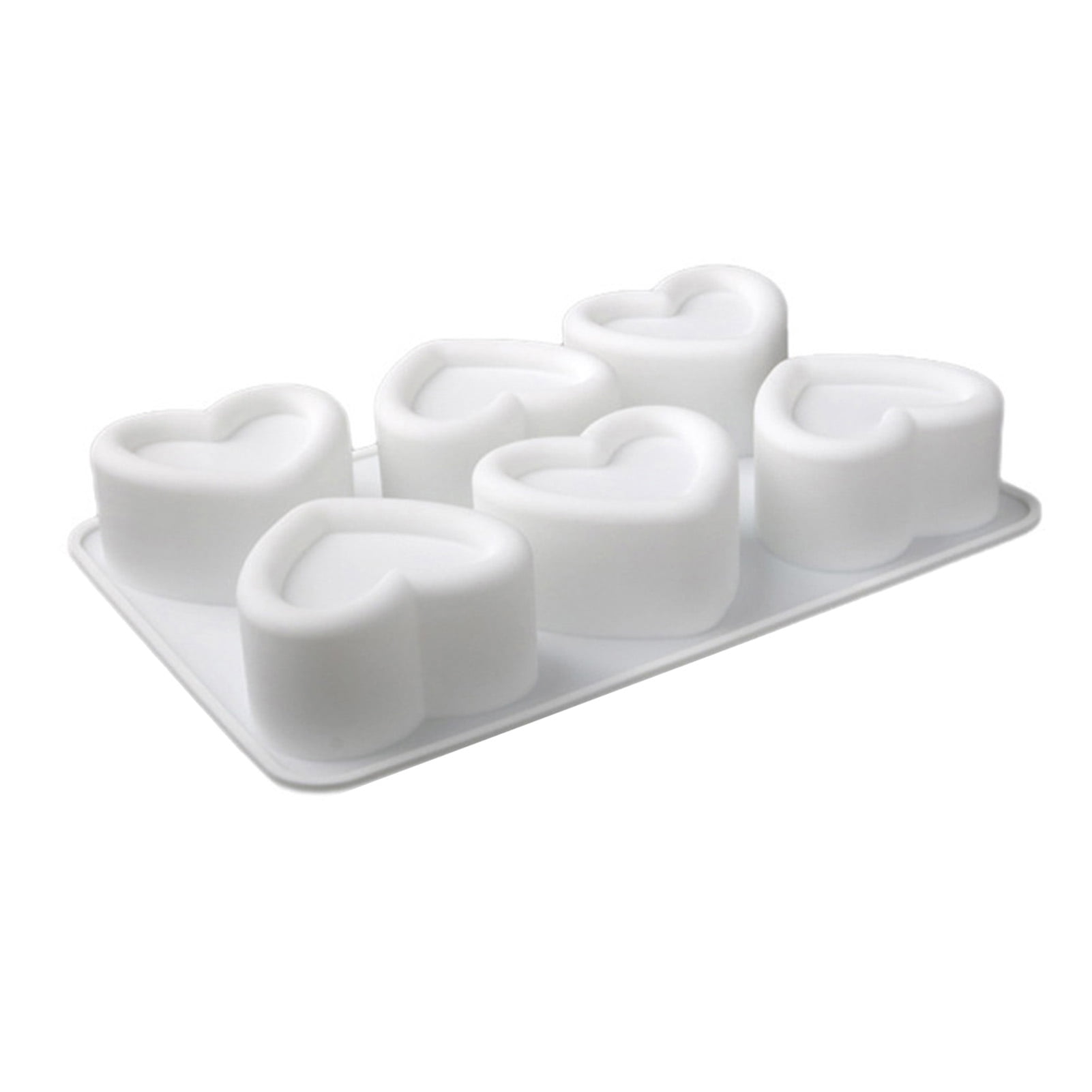 Shoreew Silicone Cake Mold Square Heart Shapes Mousse Chocolate ...