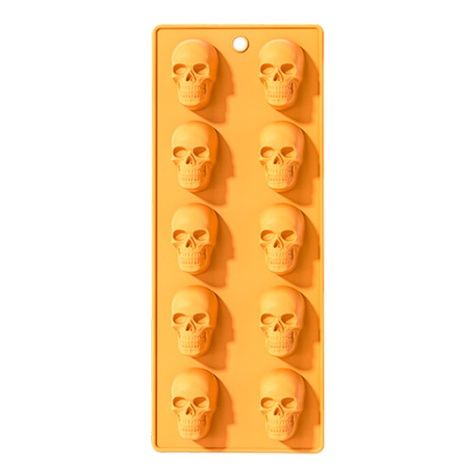 Shoreew Silicone Chocolate Mold Skull Shape Candy Molds Flexible Baking ...