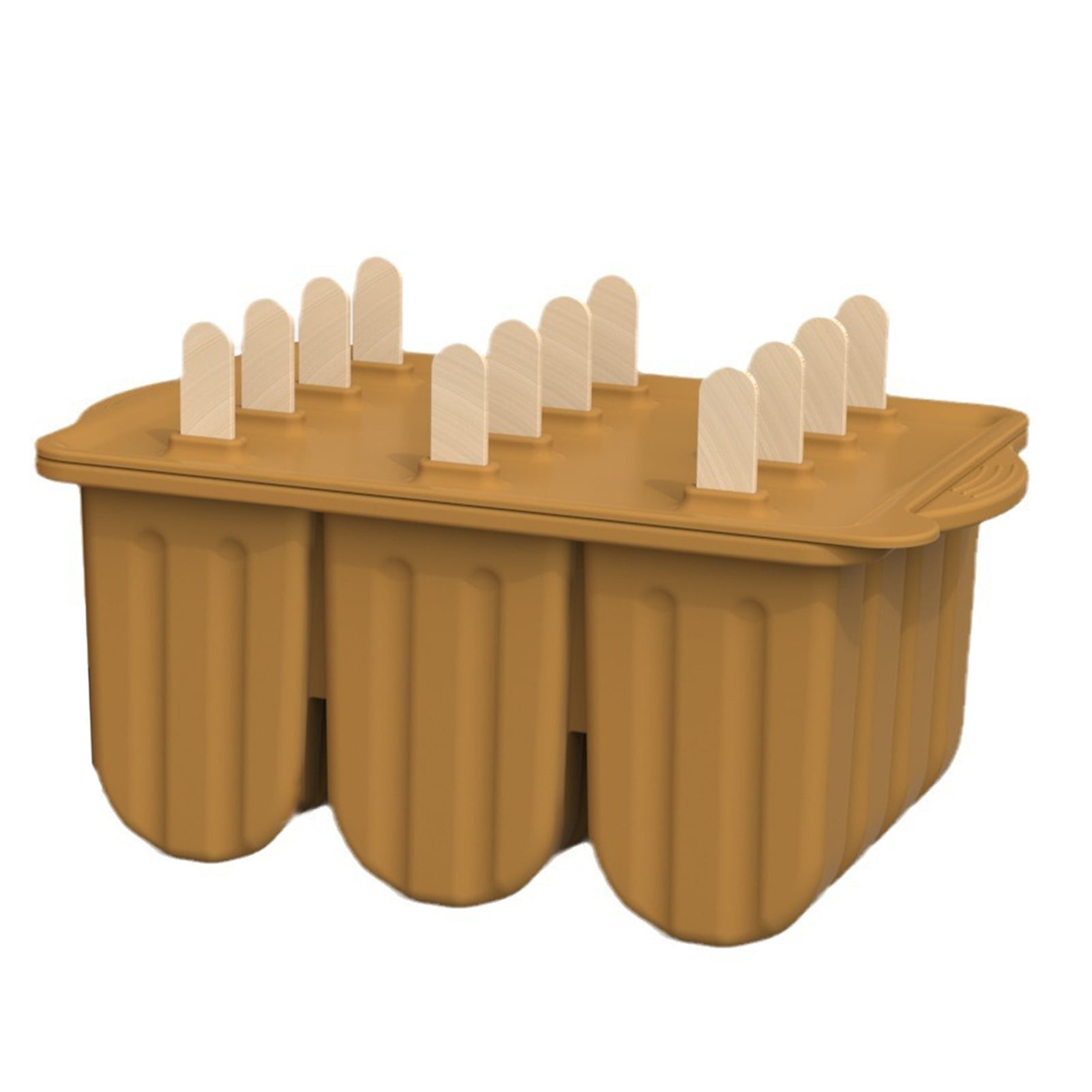 Shoreew Silicone Popsicle Mode 12 Grids Homemade Treats Reusable Mold ...