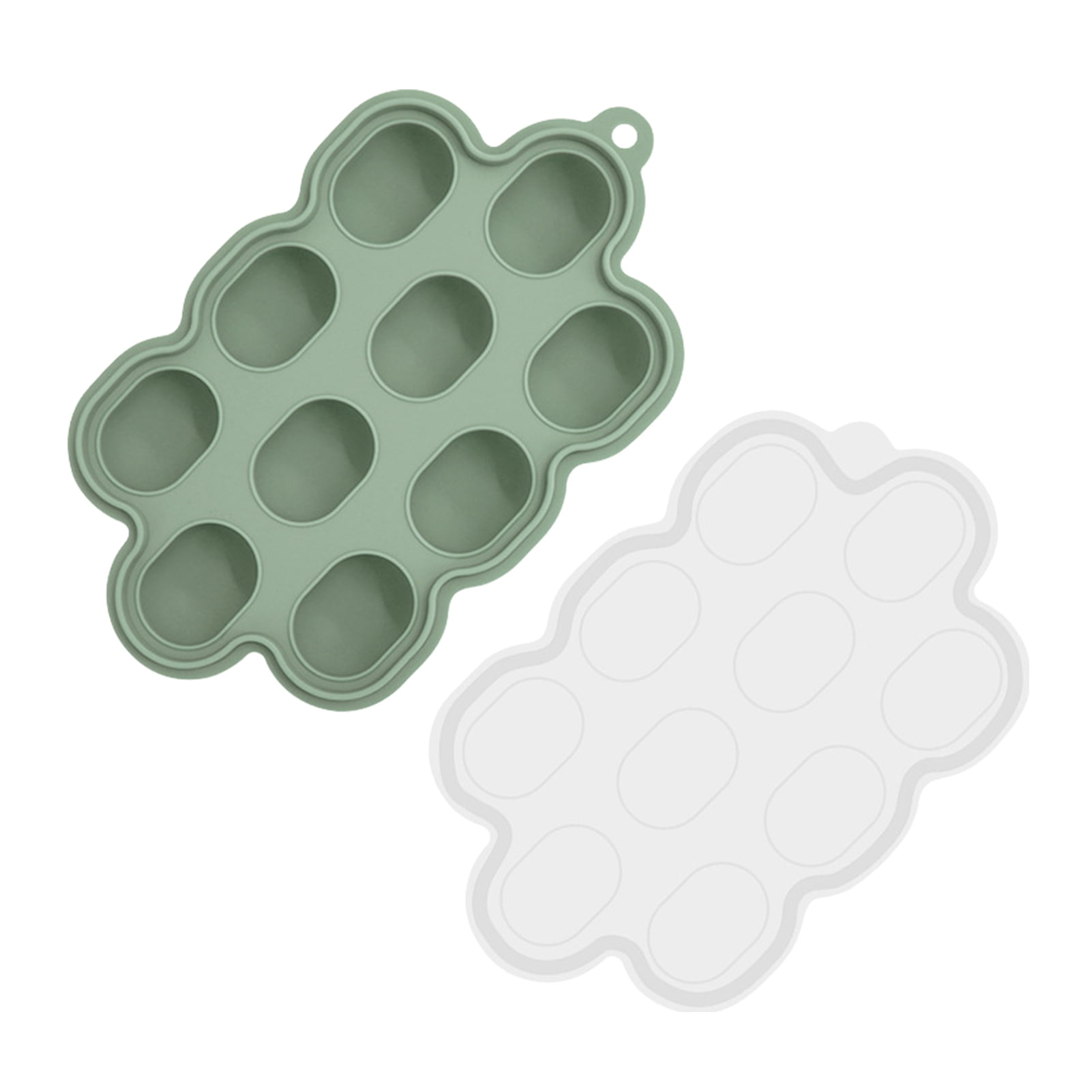 Shoreew Silicone Toddle Food Freezer Tray with Lid BPA-Free Breastmilk ...