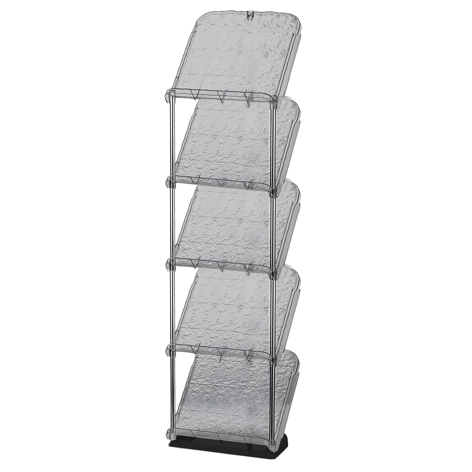 Shoreew Sloping Narrow Shoe Rack 5 Tiers Sturdy Construction Easy ...