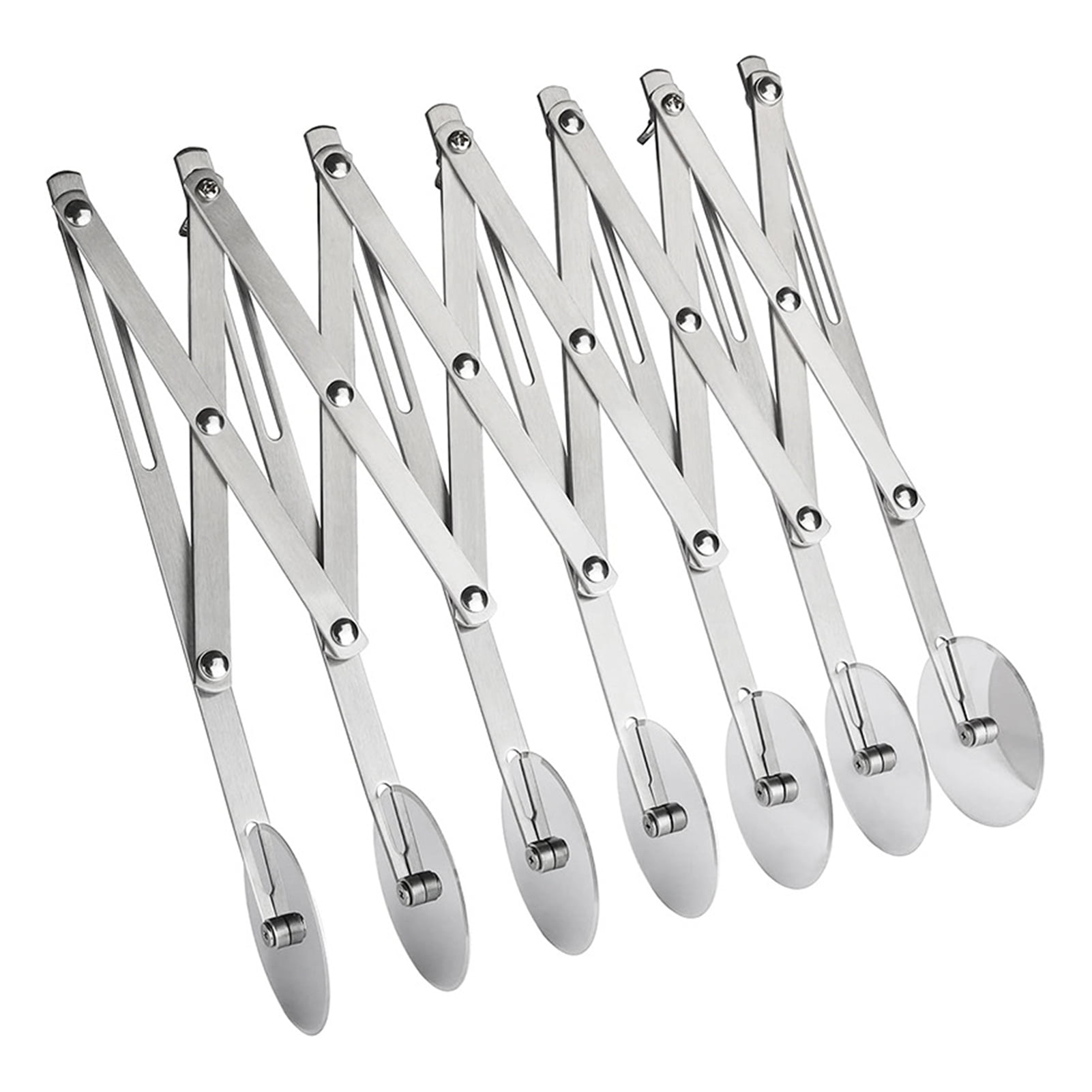 Shoreew Stainless Steel Pizza Cutter Wheel Professional Adjustable ...