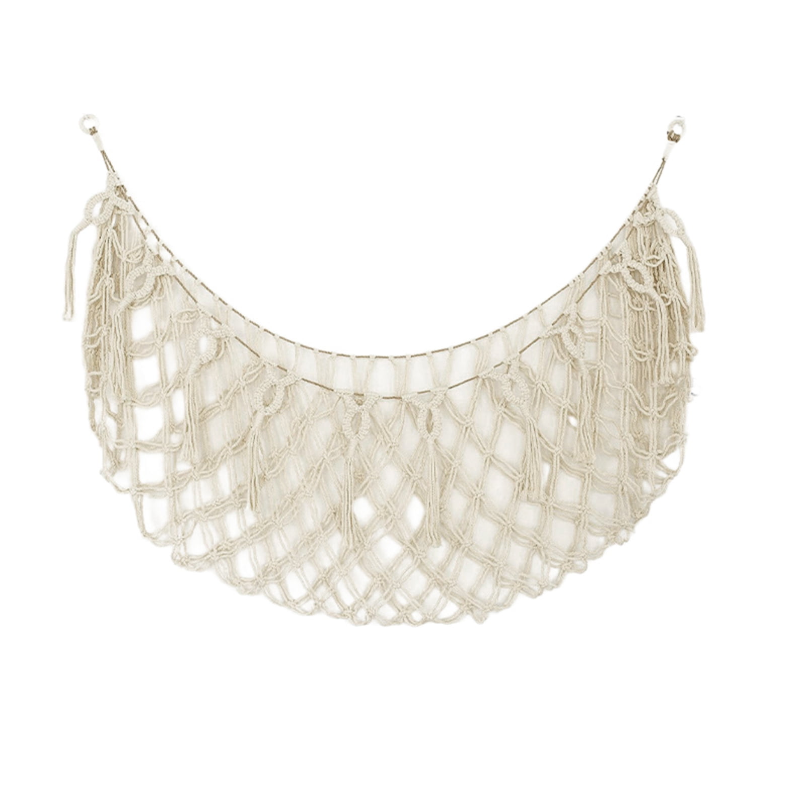 Shoreew Wall Mounted Stuffed Toy Net Bag Hammock Large Capacity Tassels ...