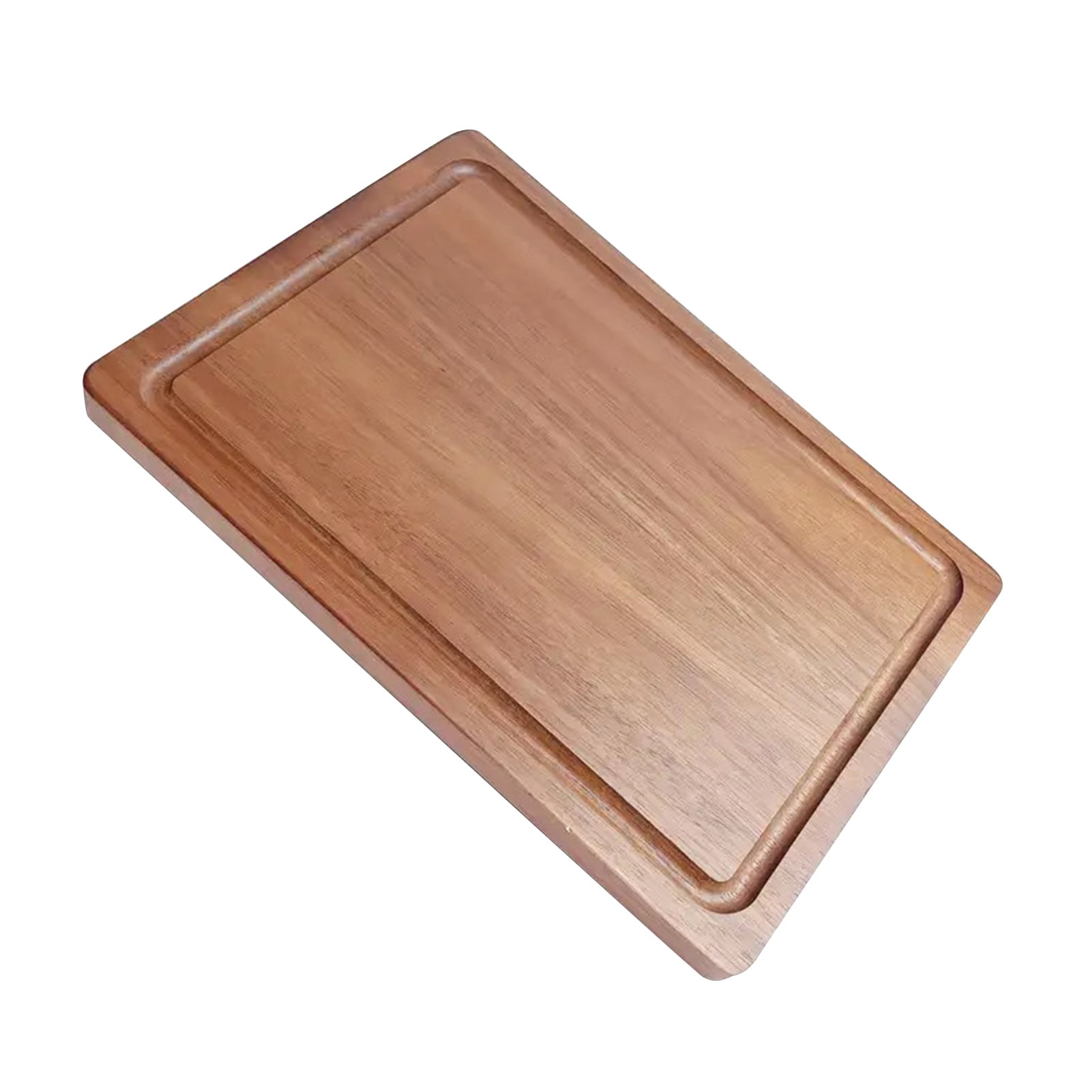 Shoreew Wood Cutting Board for Kitchen Thick Wooden Serving Board with ...