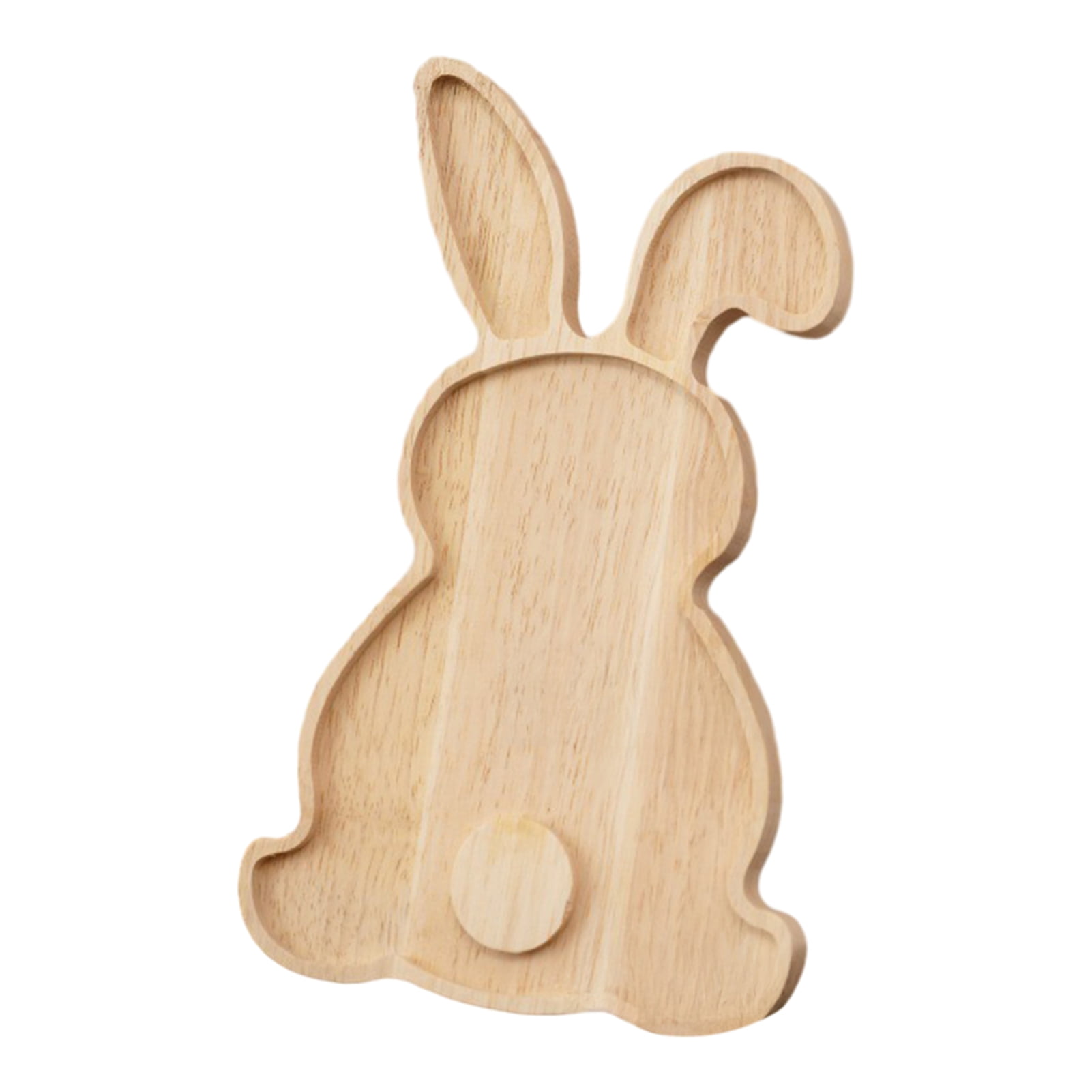 Shoreew Wooden Rabbit Serving Tray Animal Charcuterie Platters Novelty ...