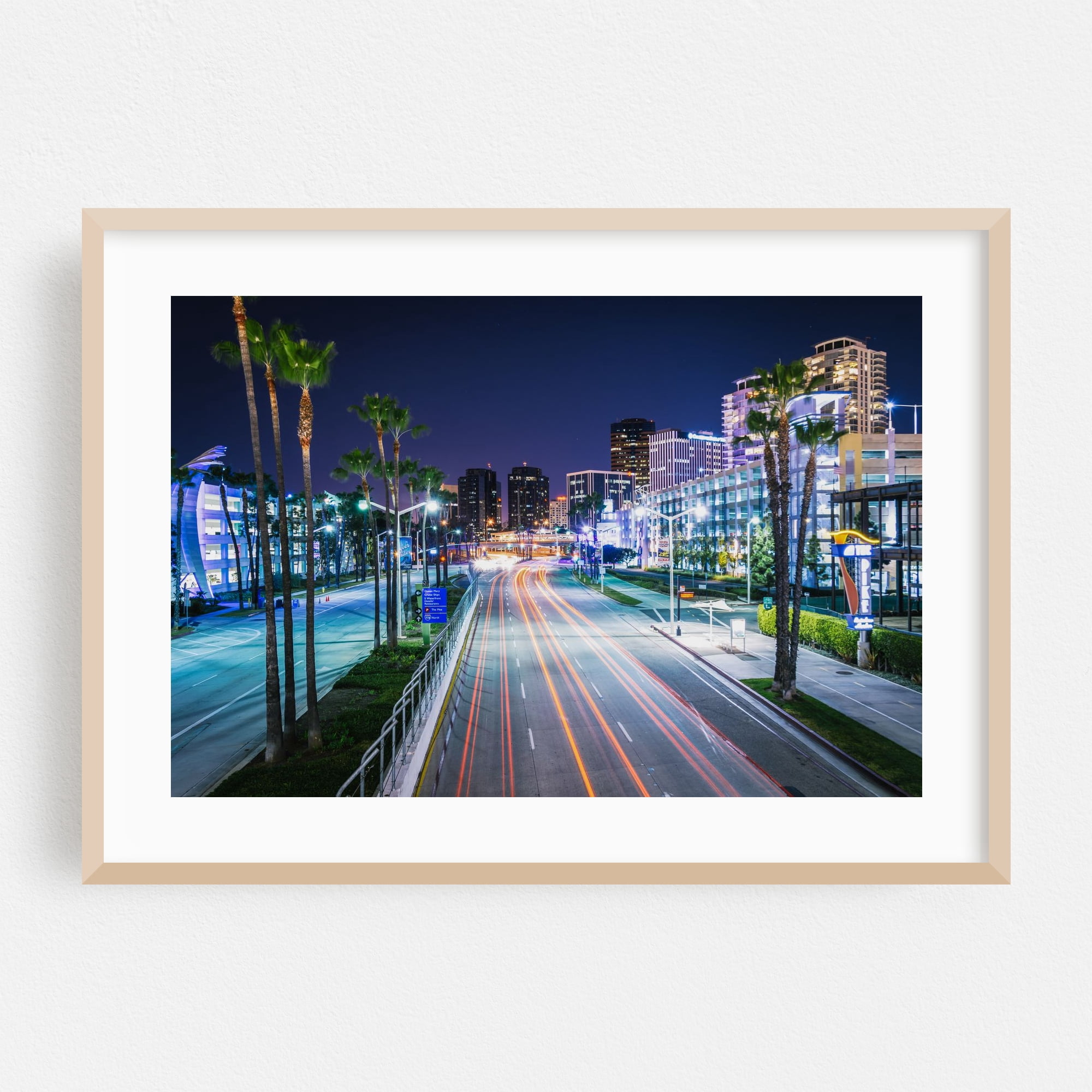 Shoreline Drive - Long Beach California Photography Cityscape Nightlife ...